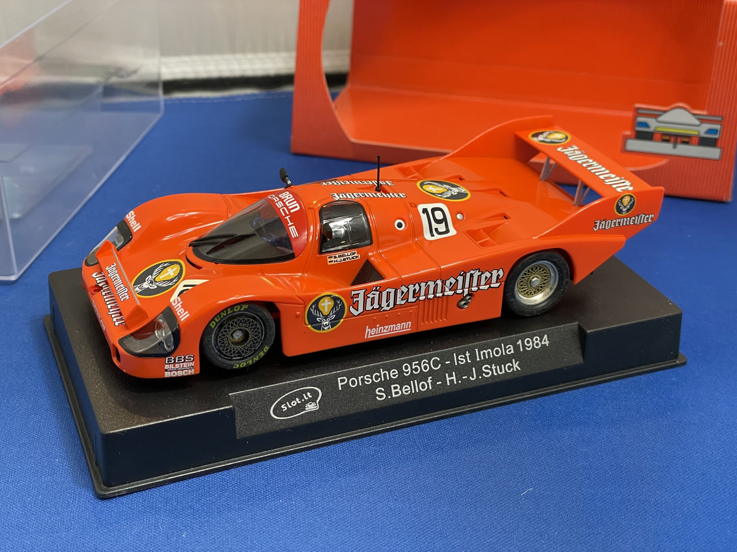 Slot.it CA09a Porsche 956C Jägermeister, 1/32 Slot Car. Lightly Used.