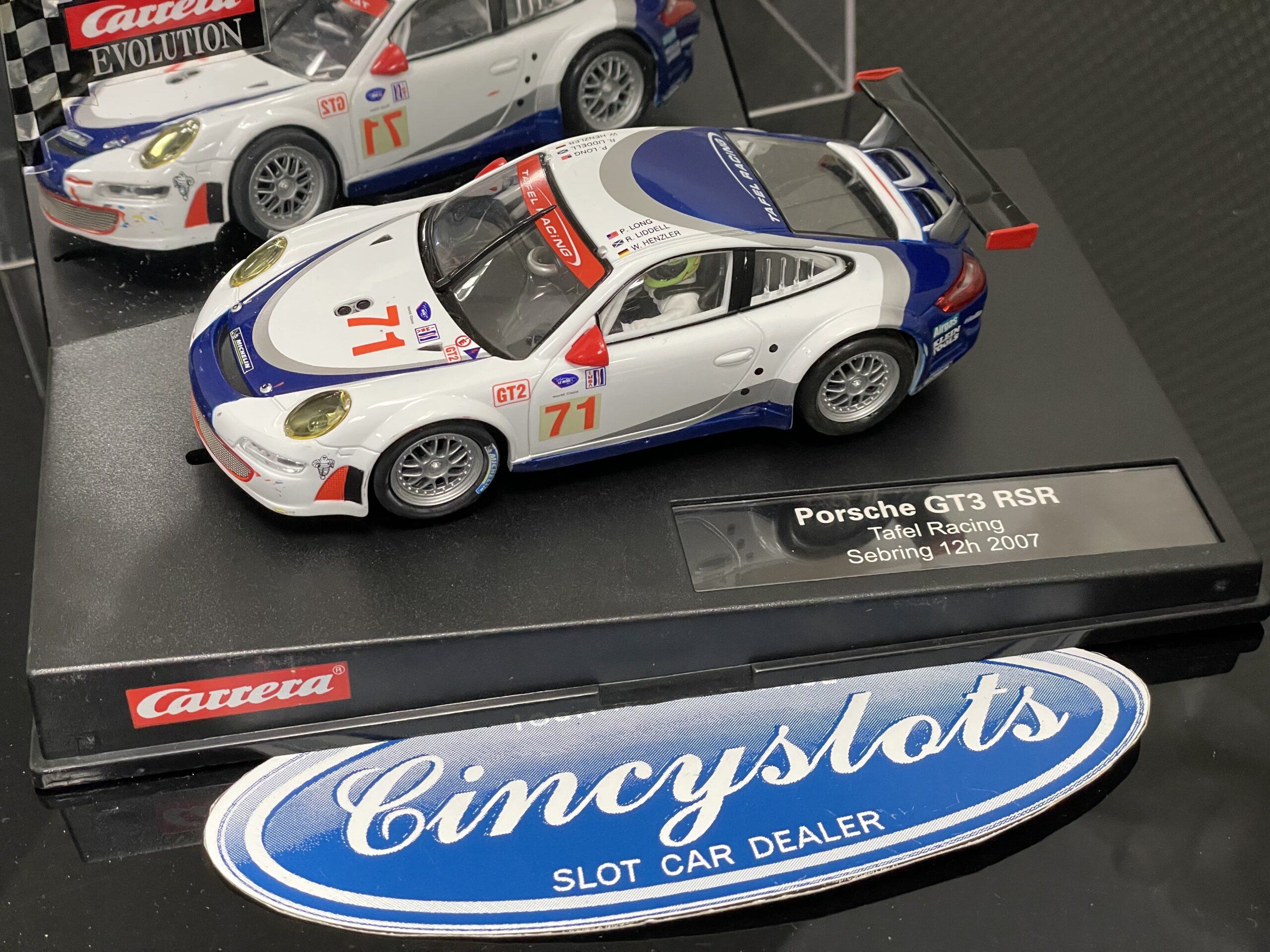 Carrera Evolution 27209 Porsche GT3 RSR Tafel Used, WITH DIGITAL CHIP ...