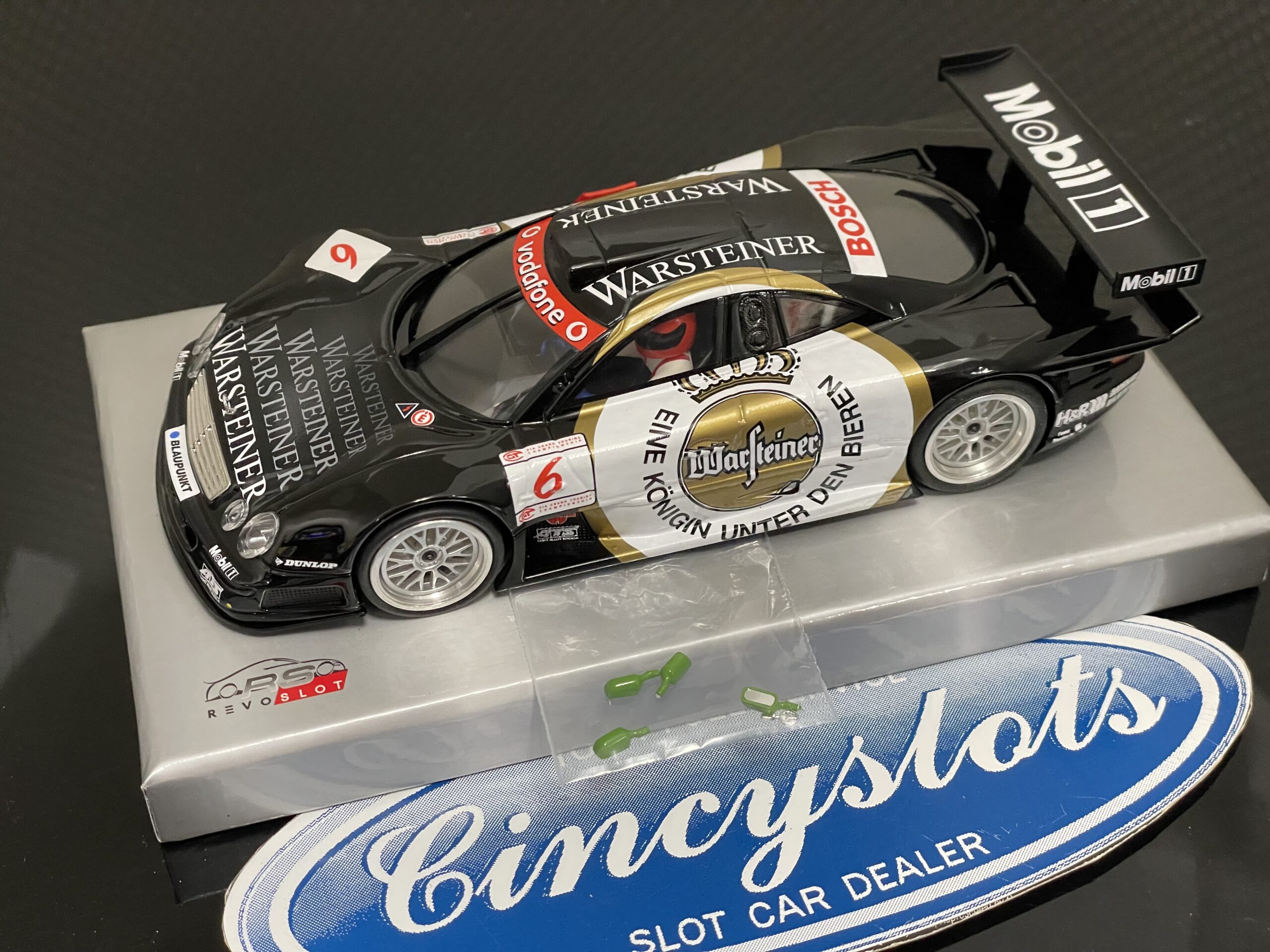 RevoSlot RS0199 Mercedes CLK GTR #6 Warsteiner 1/32 Slot Car.