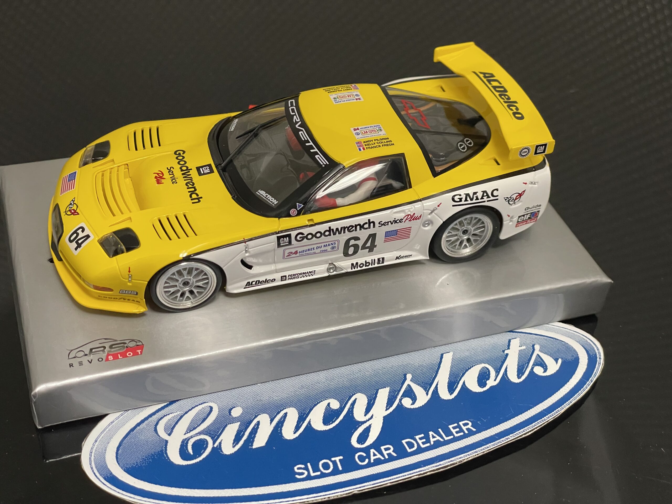 Revoslot RS0187 Corvette C5 #64 LeMans 1/32 Slot Car.