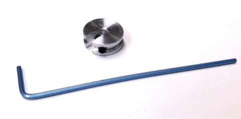 CG Slotcars CGTM10 3/32 Pulley and Wrench for Tire Truer Machine.
