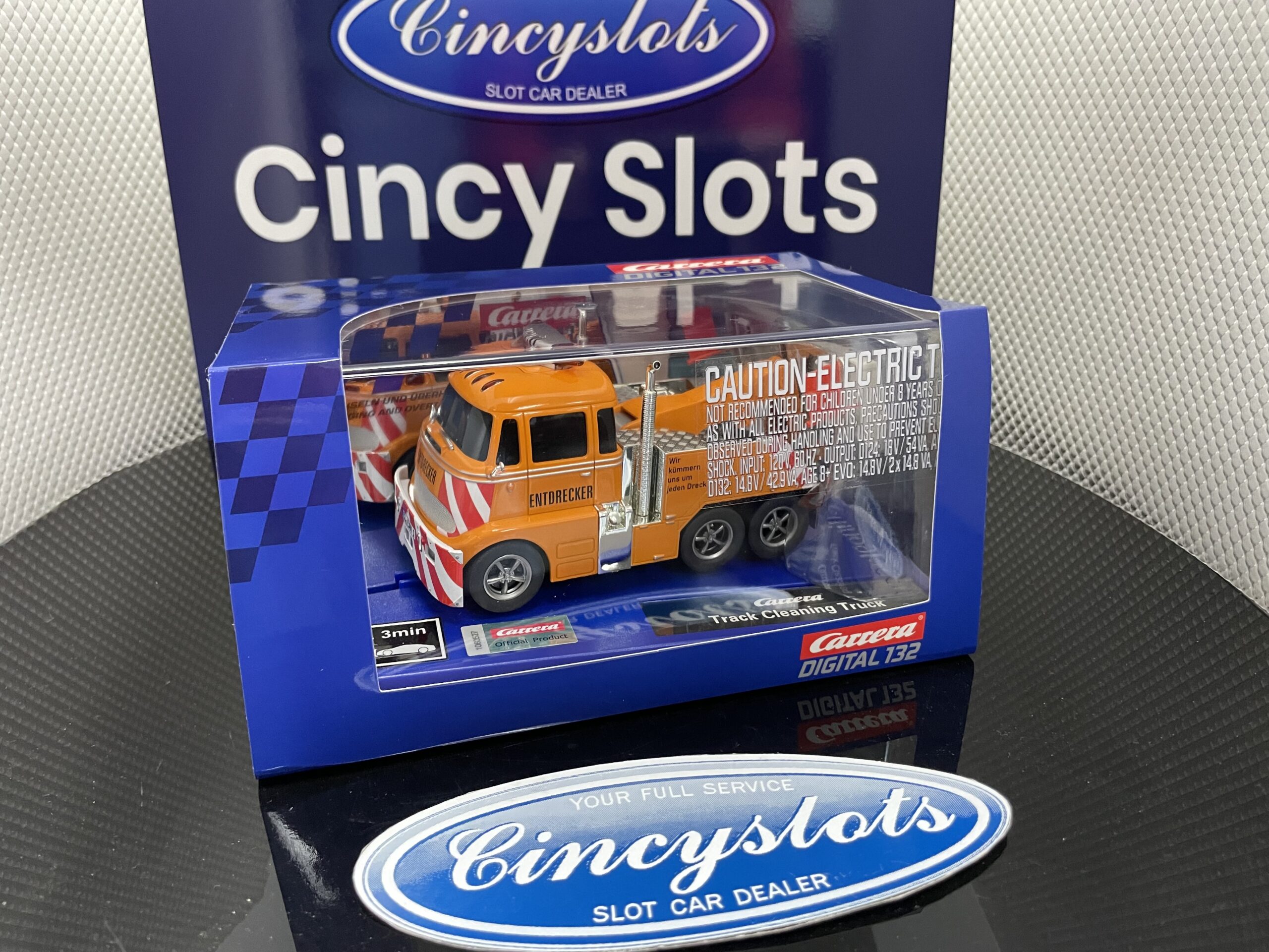 Carrera D132 31094 Track Cleaning Truck 1/32 Slot Car.