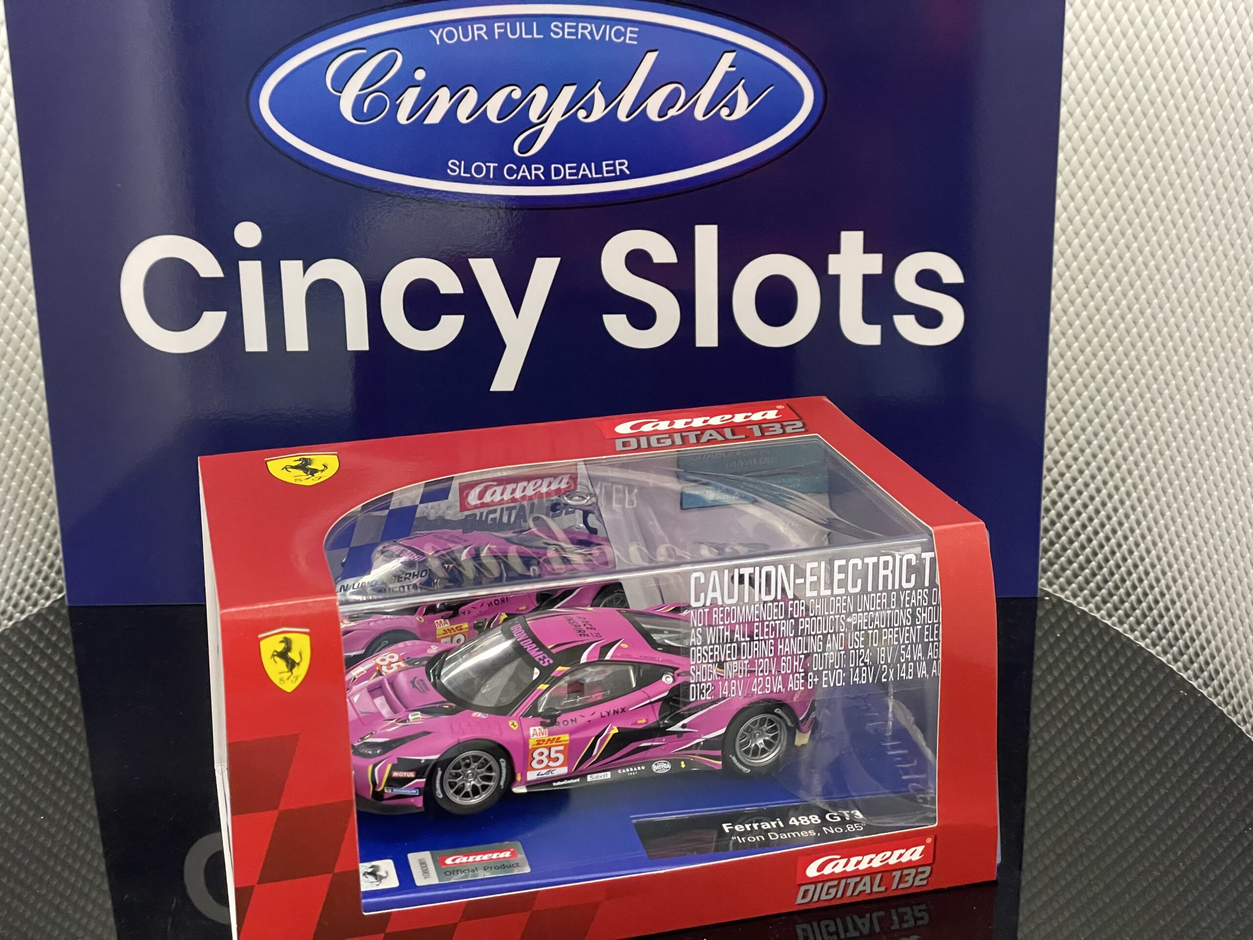 Carrera D132 31081 Ferrari 488 GT3 1/32 Slot Car.