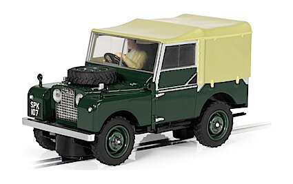 Scalextric C4441 Land Rover Series 1 Green 1/32 Slot Car.