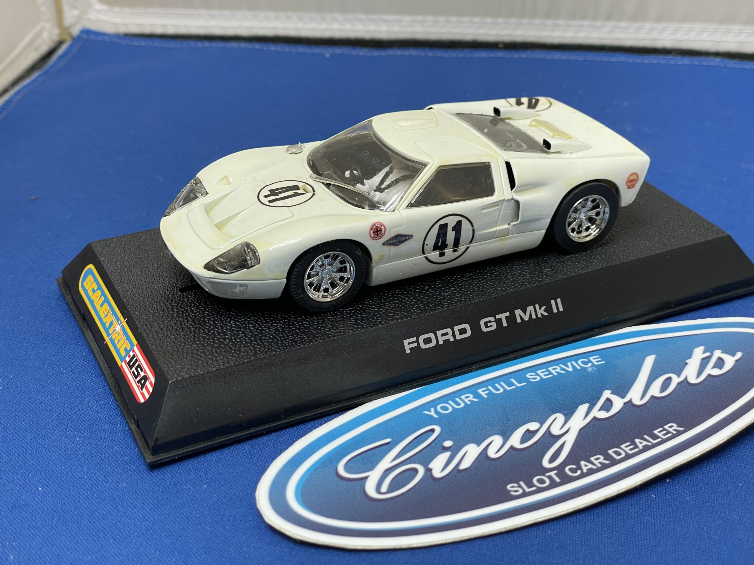 Scalextric C2473 Ford GT40 Custom Used 1/32 SLOT CAR.
