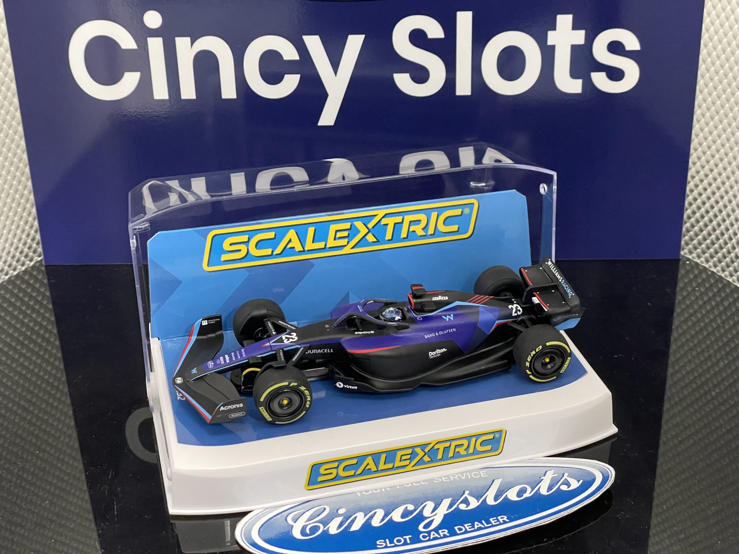 Scalextric C4425 Williams FW44 Albon #23 1/32 Slot Car.