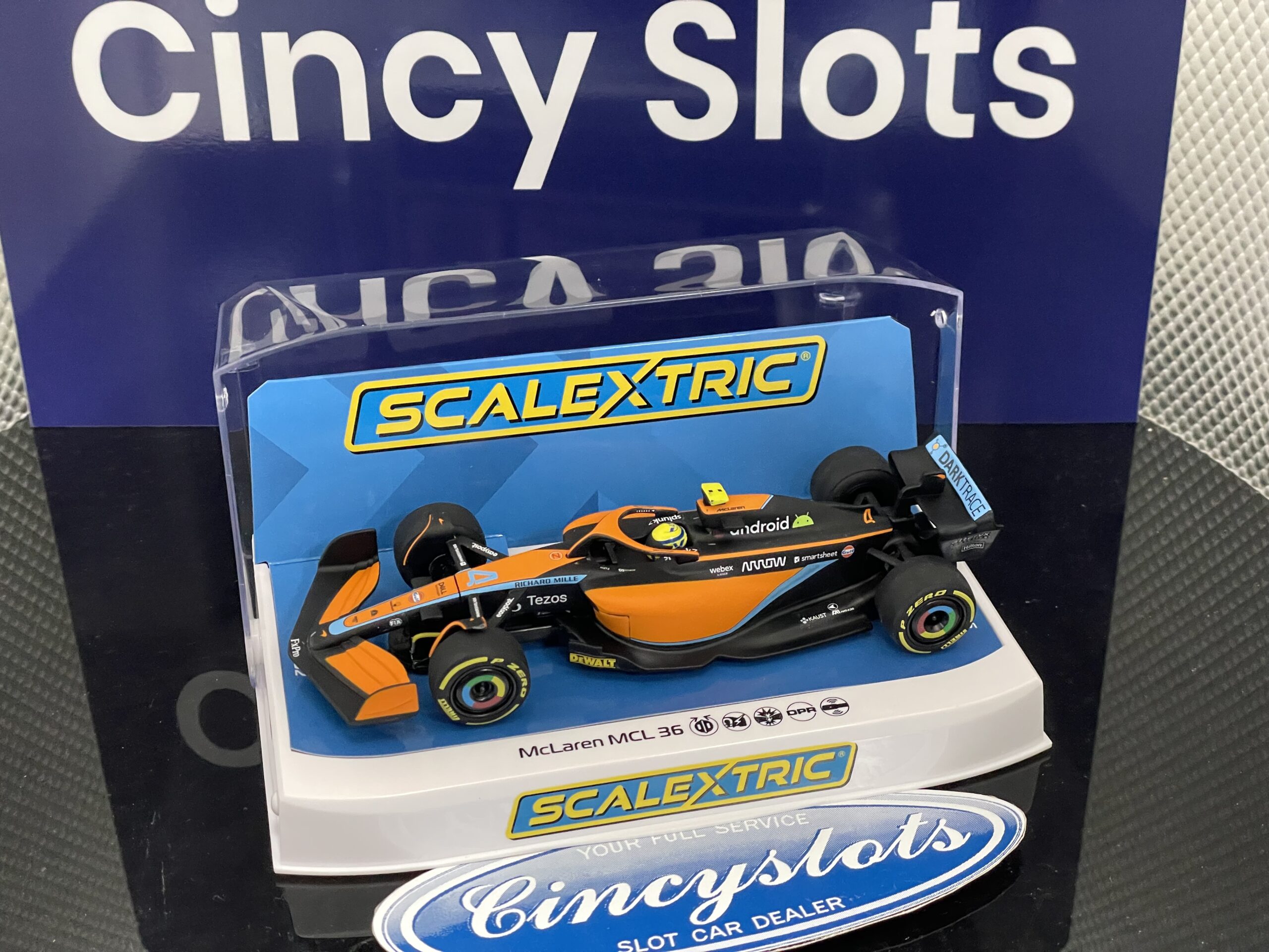 Scalextric C4424 McLaren MCL36 #4 1/32 Slot Car.