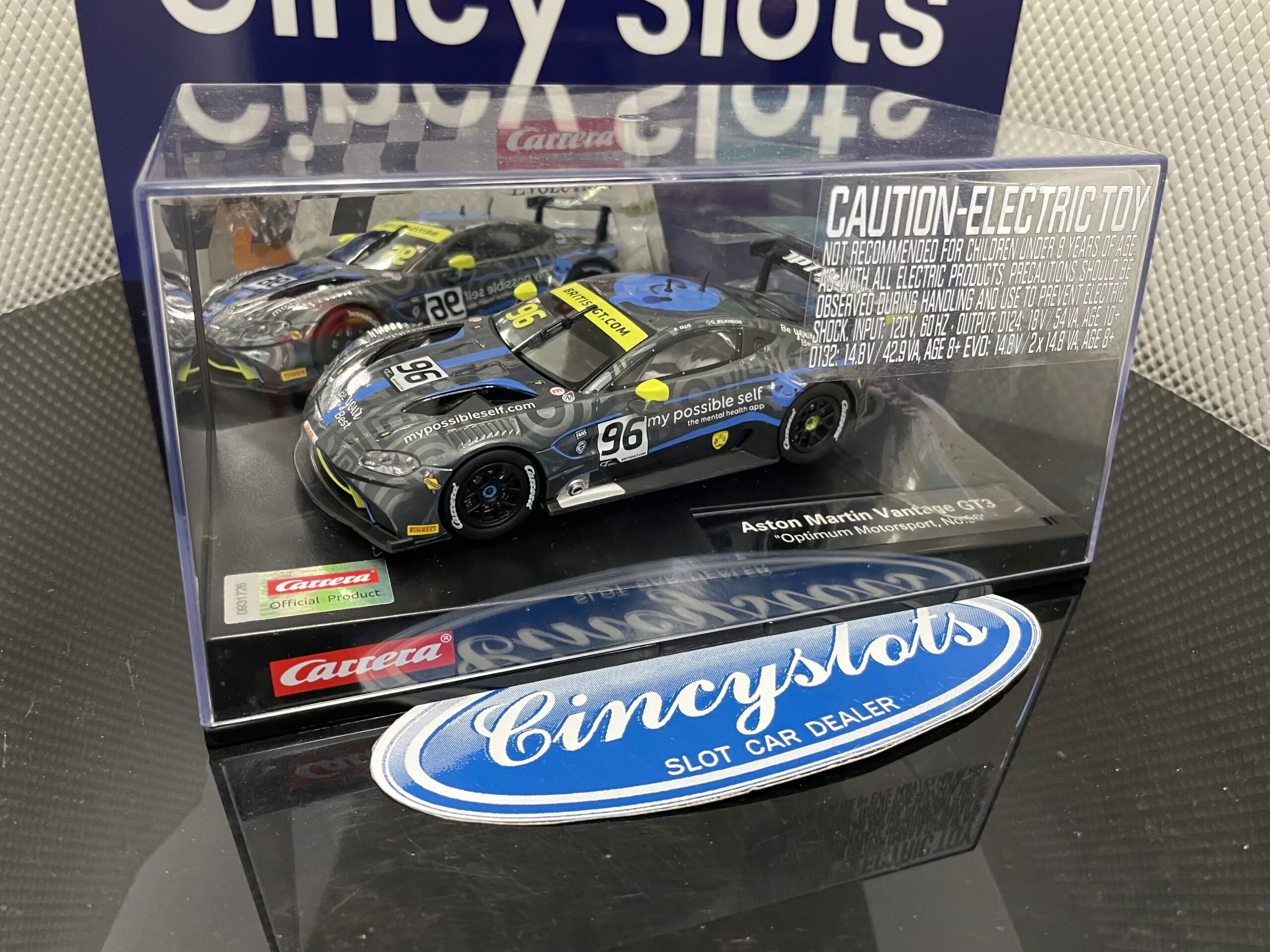 Carrera Evolution 27696 Aston Martin 1/32 Slot Car.