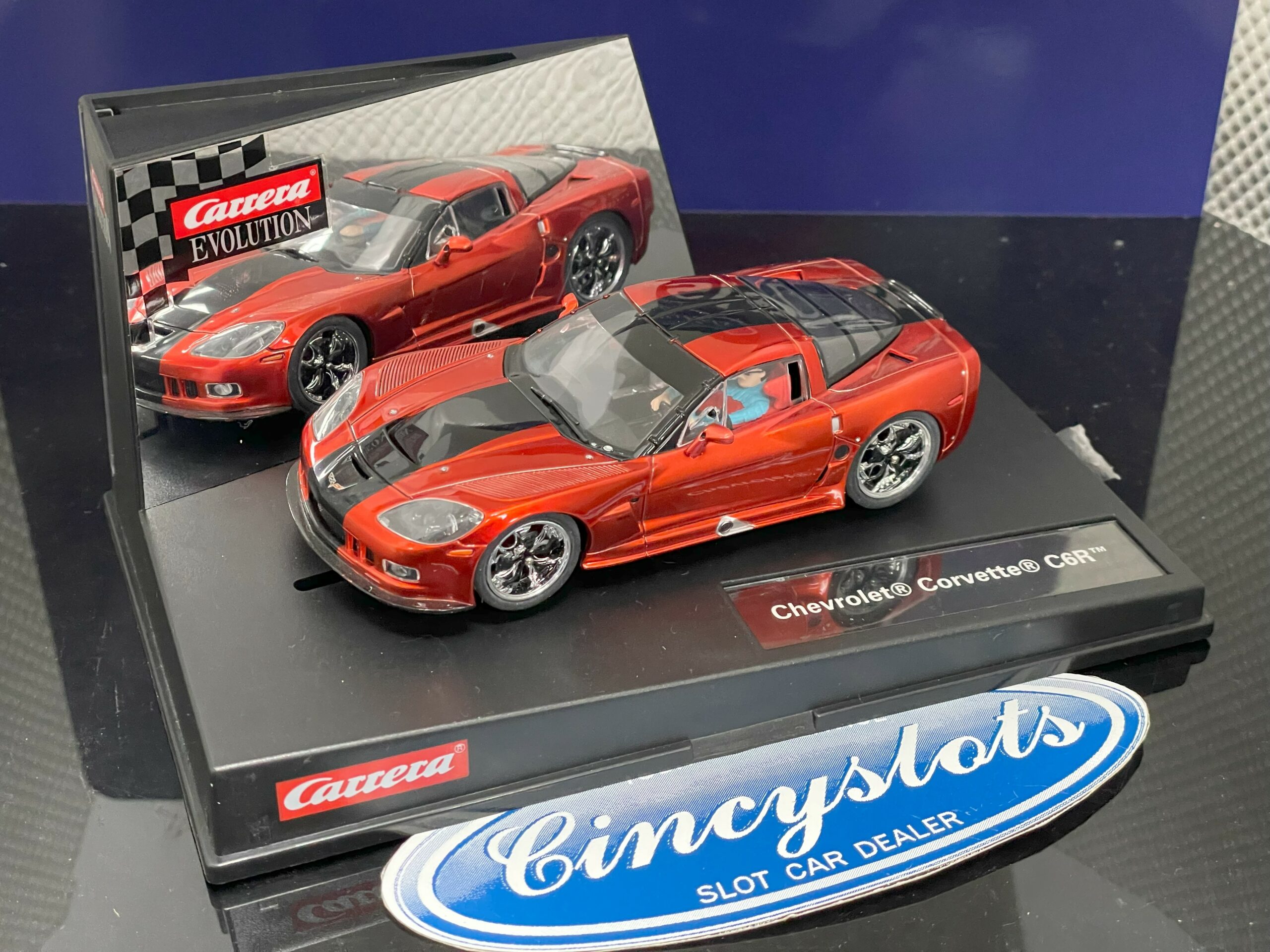 Carrera Evolution 27174 Corvette 1/32 Slot Car, Lightly Used.