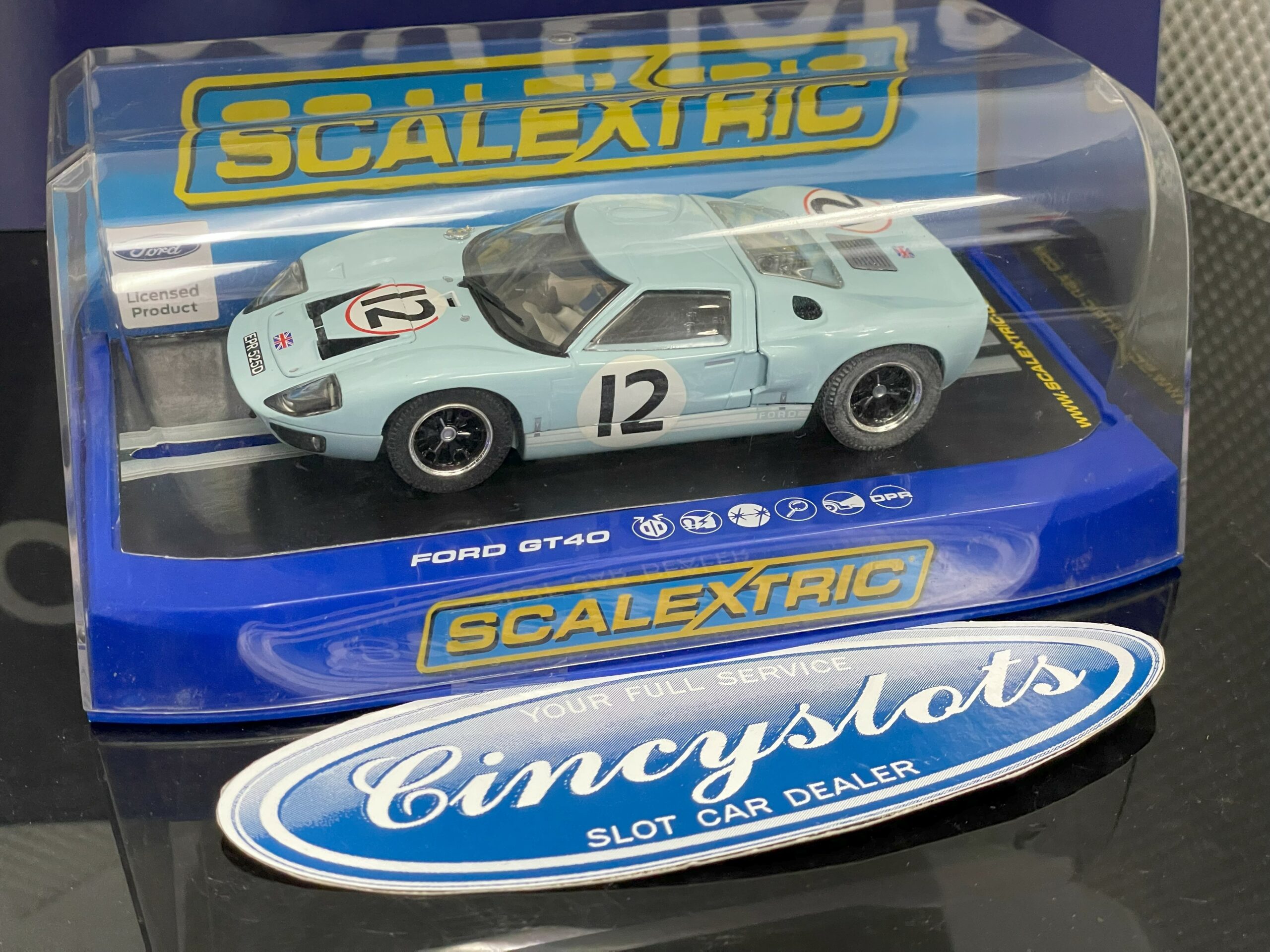 Scalextric C3533 Ford GT40 1/32 Slot Car.
