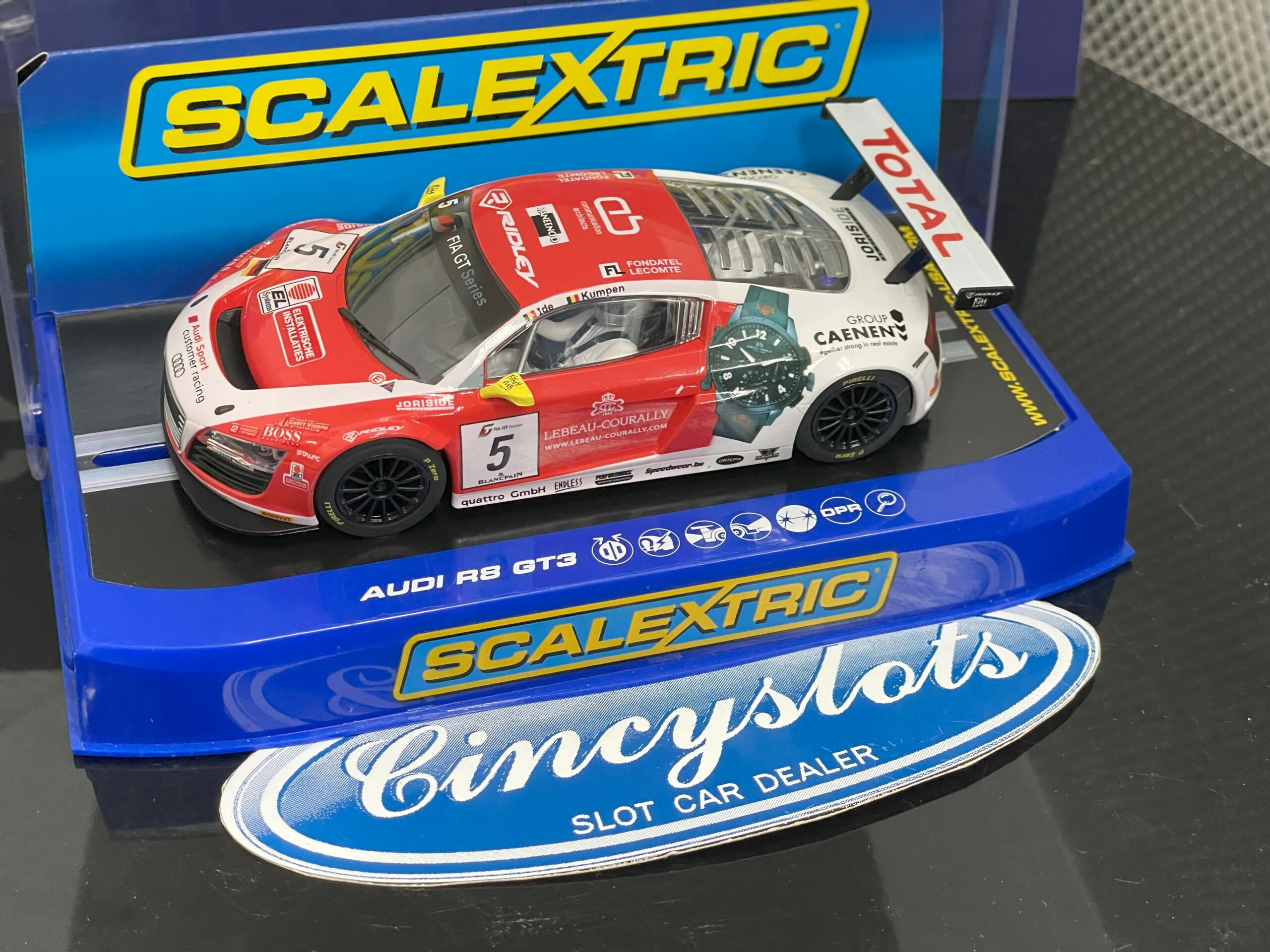 Scalextric C3516 Audi R8 1/32 Slot Car.