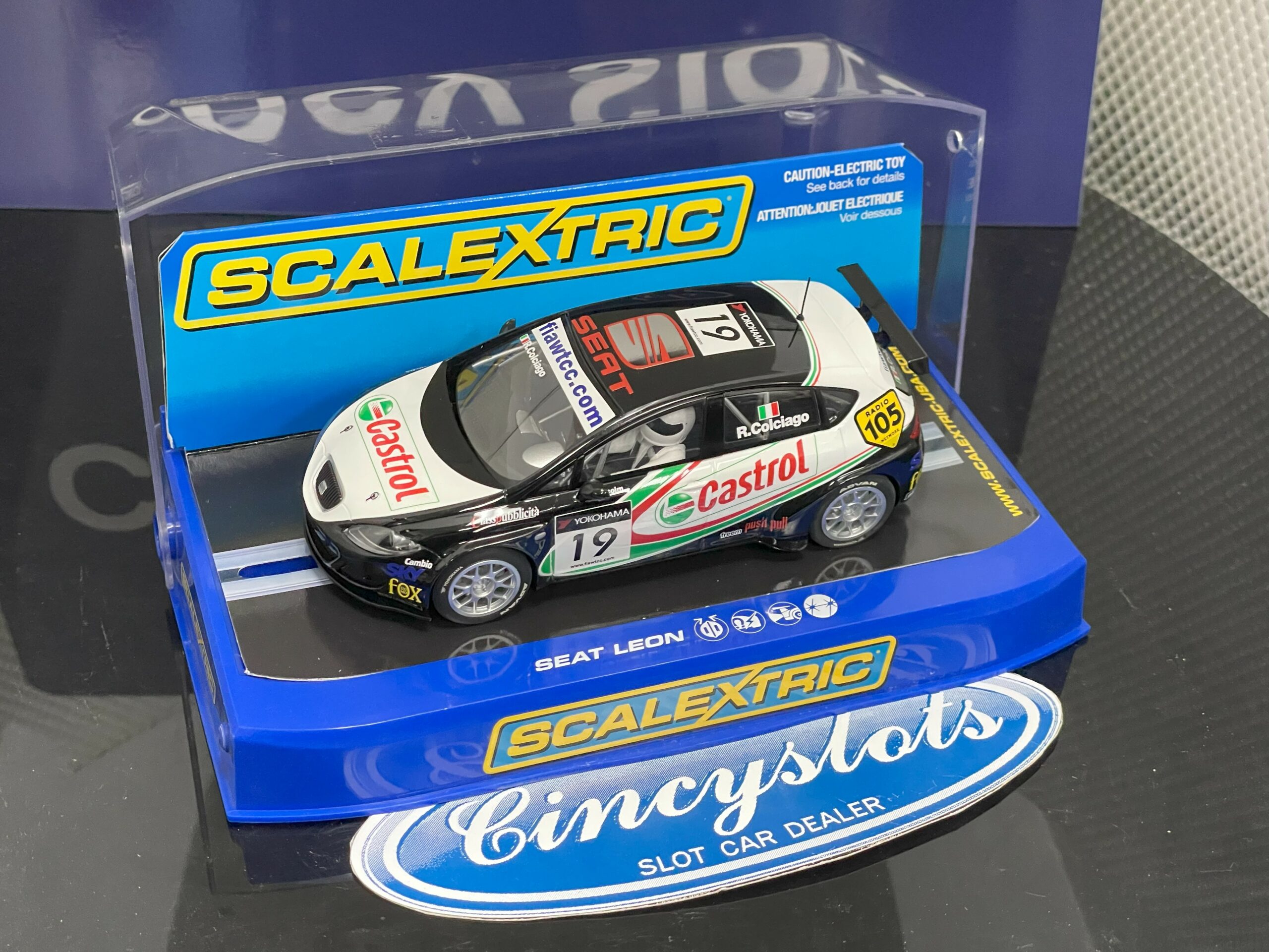 Scalextric C2912 SEAT Leon 1/32 Slot Car.