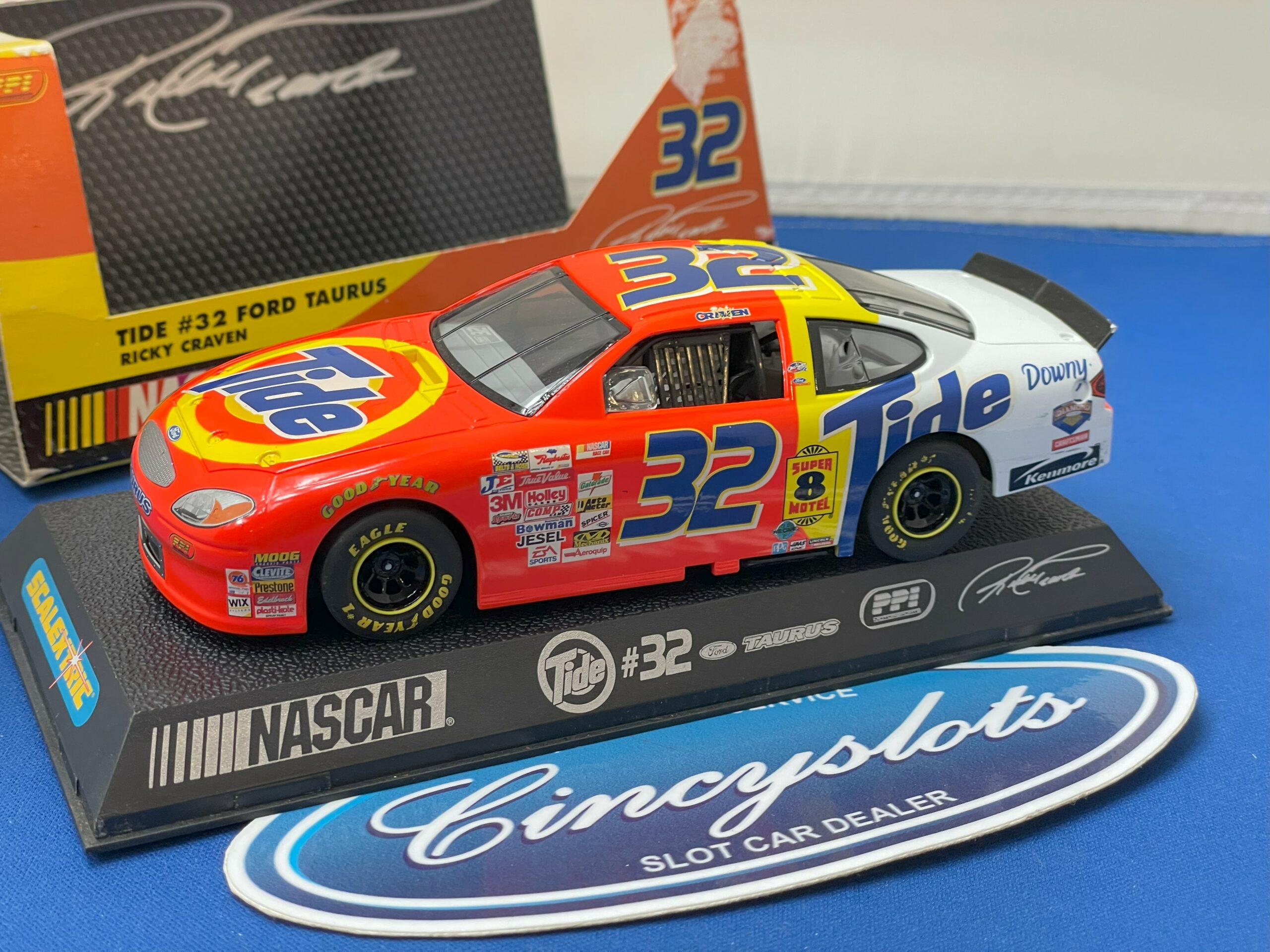 Scalextric C2419 Ricky Craven Nascar 1/32 Slot Car. USED