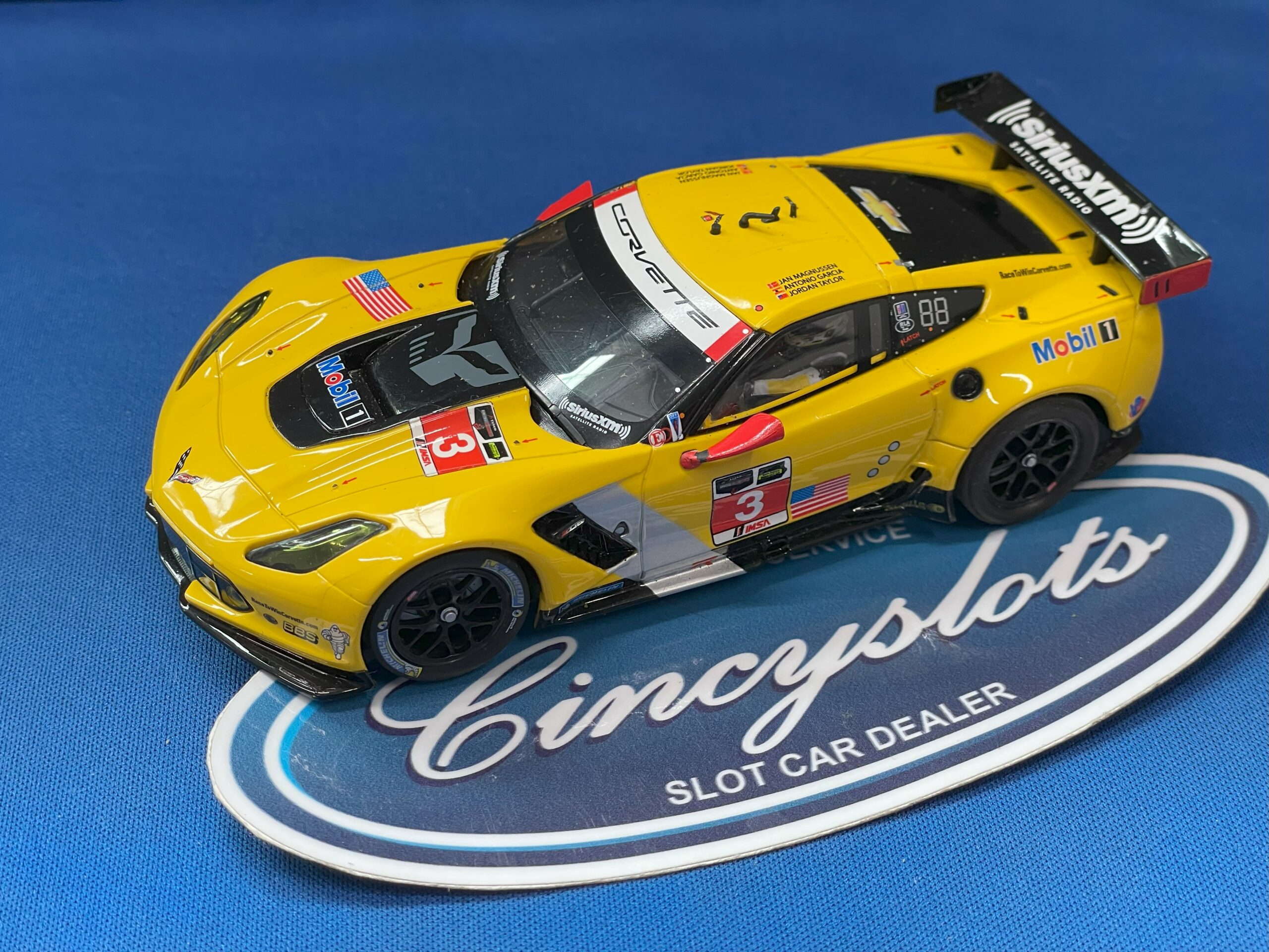 Carrera 30701 Corvette C7R Lightly Used.