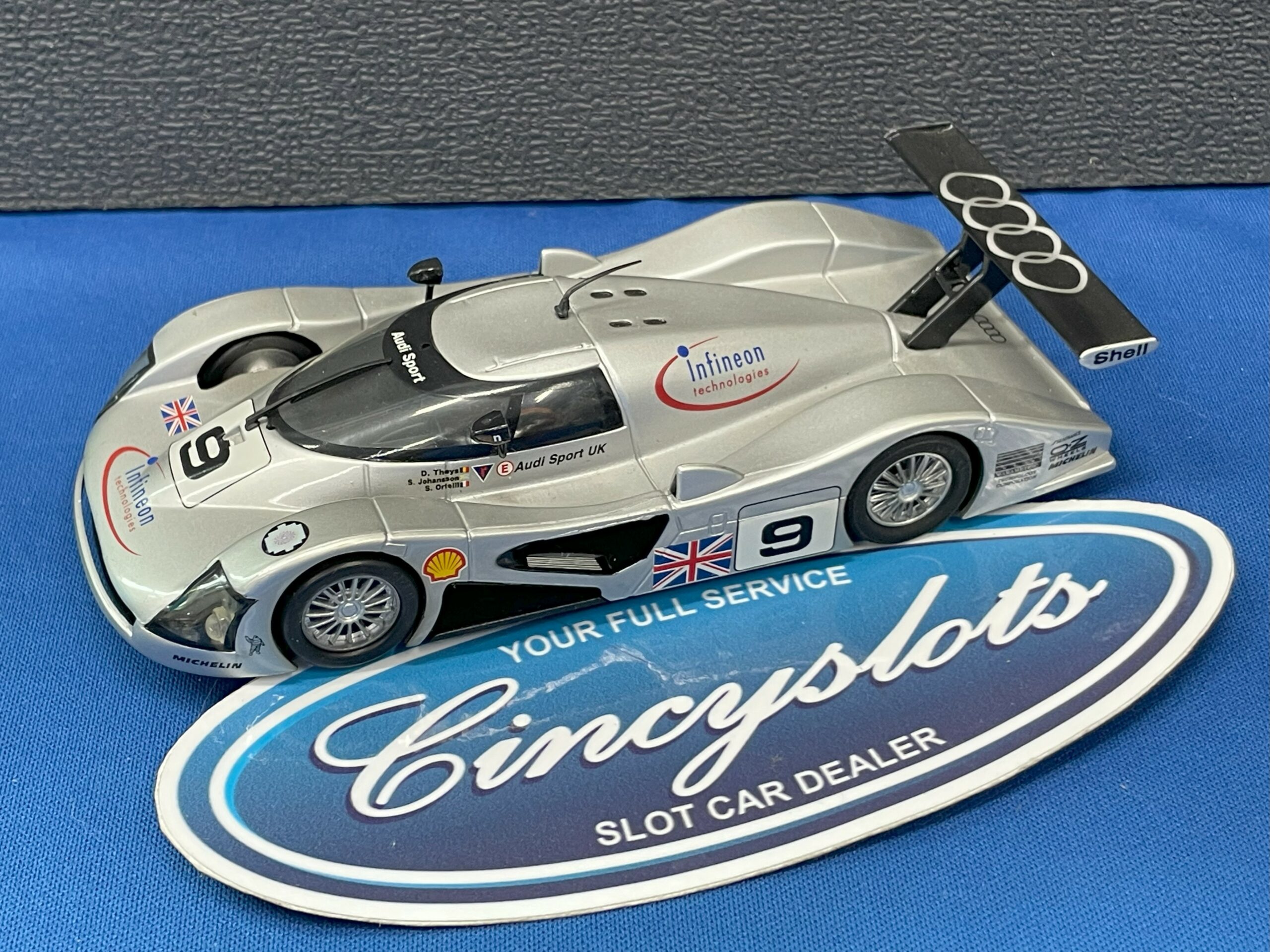 Slot.it Audi R8C Silver #9 Used.