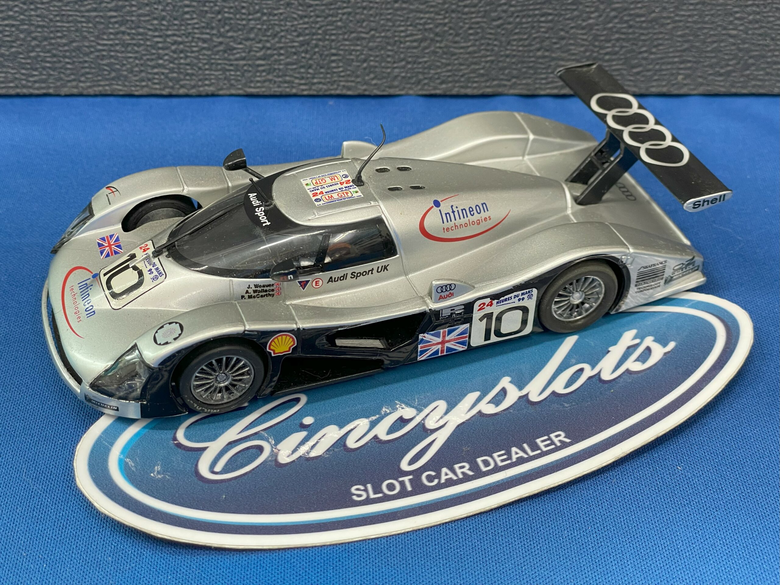 Slot.it Audi R8C Silver #10 Used.