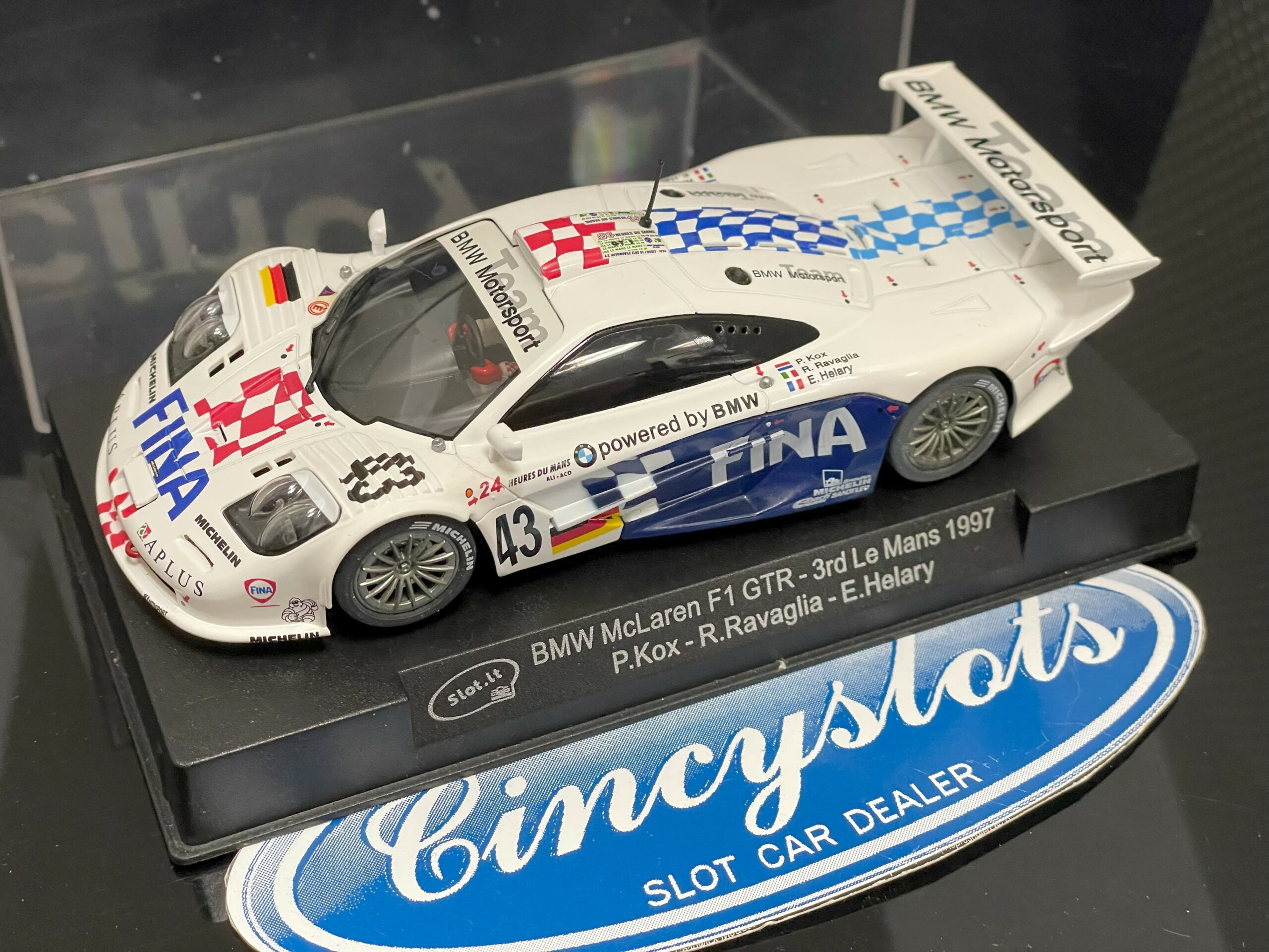 Slot.it FINA McLaren #43 1/32 Slot Car. Lightly Used.