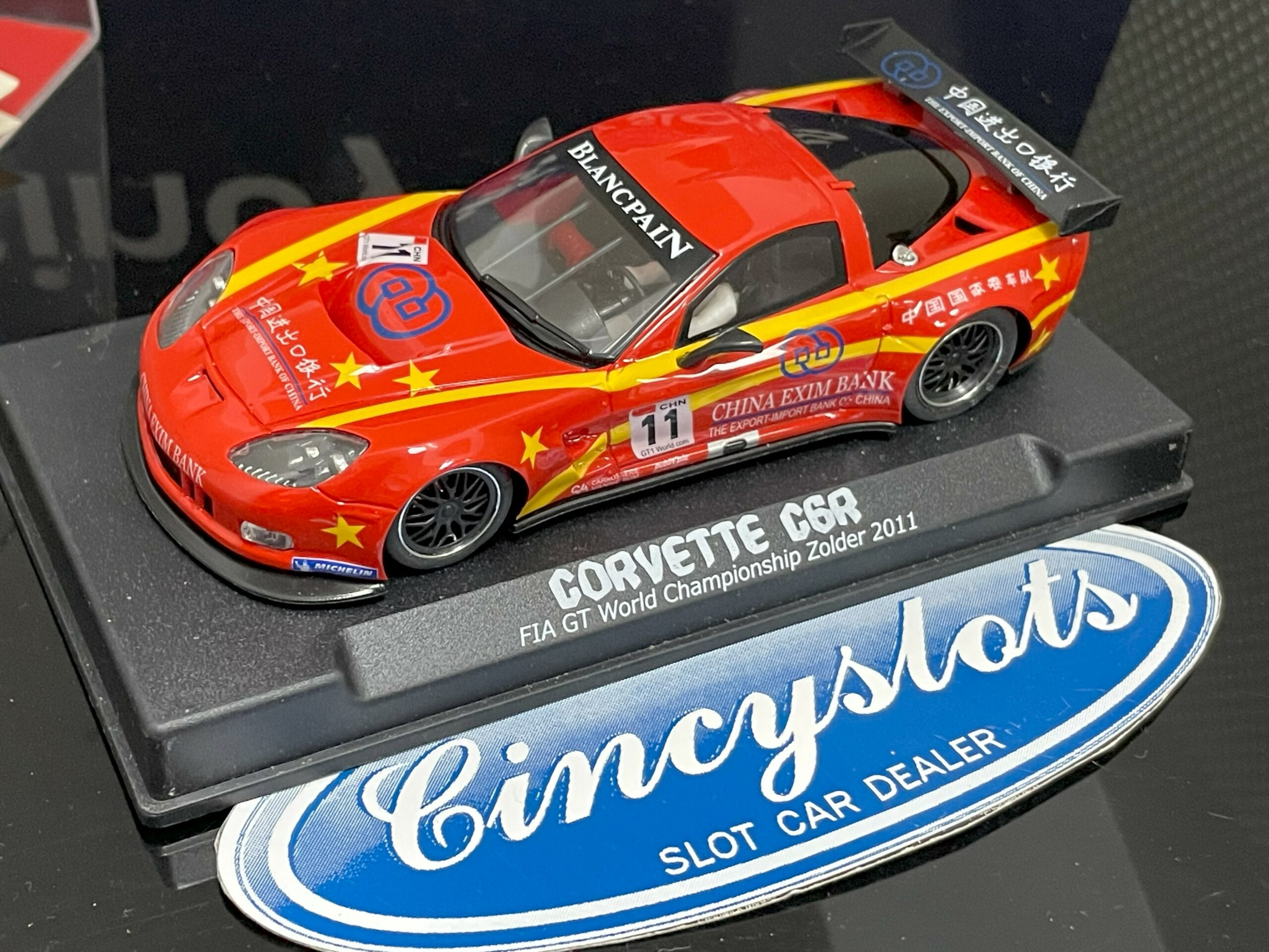 NSR 1191 Corvette C7R 1/32 Slot Car. Lightly Used.