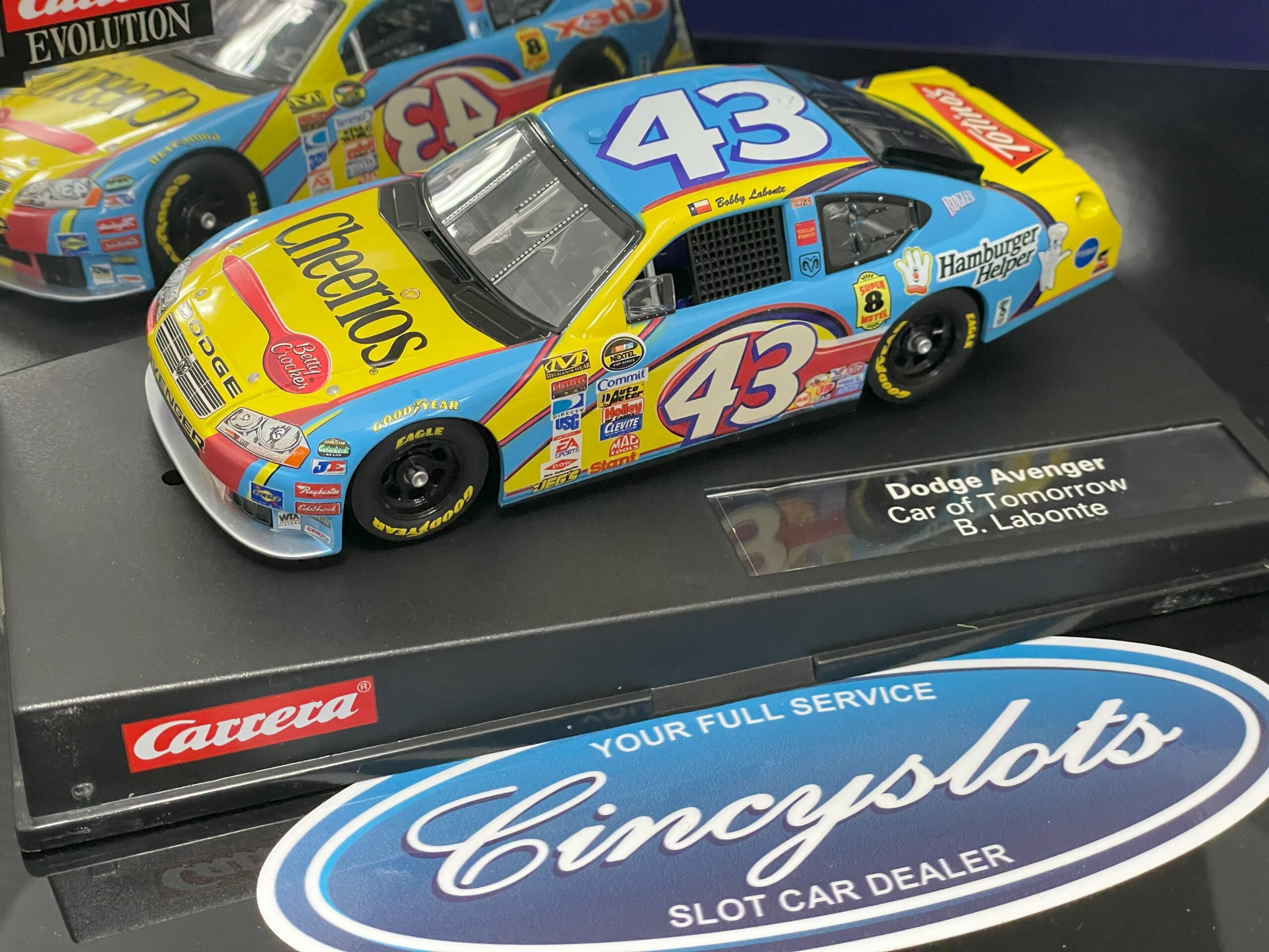Carrera Nascar COT Cheerios LaBonte 27221 Lightly Used.