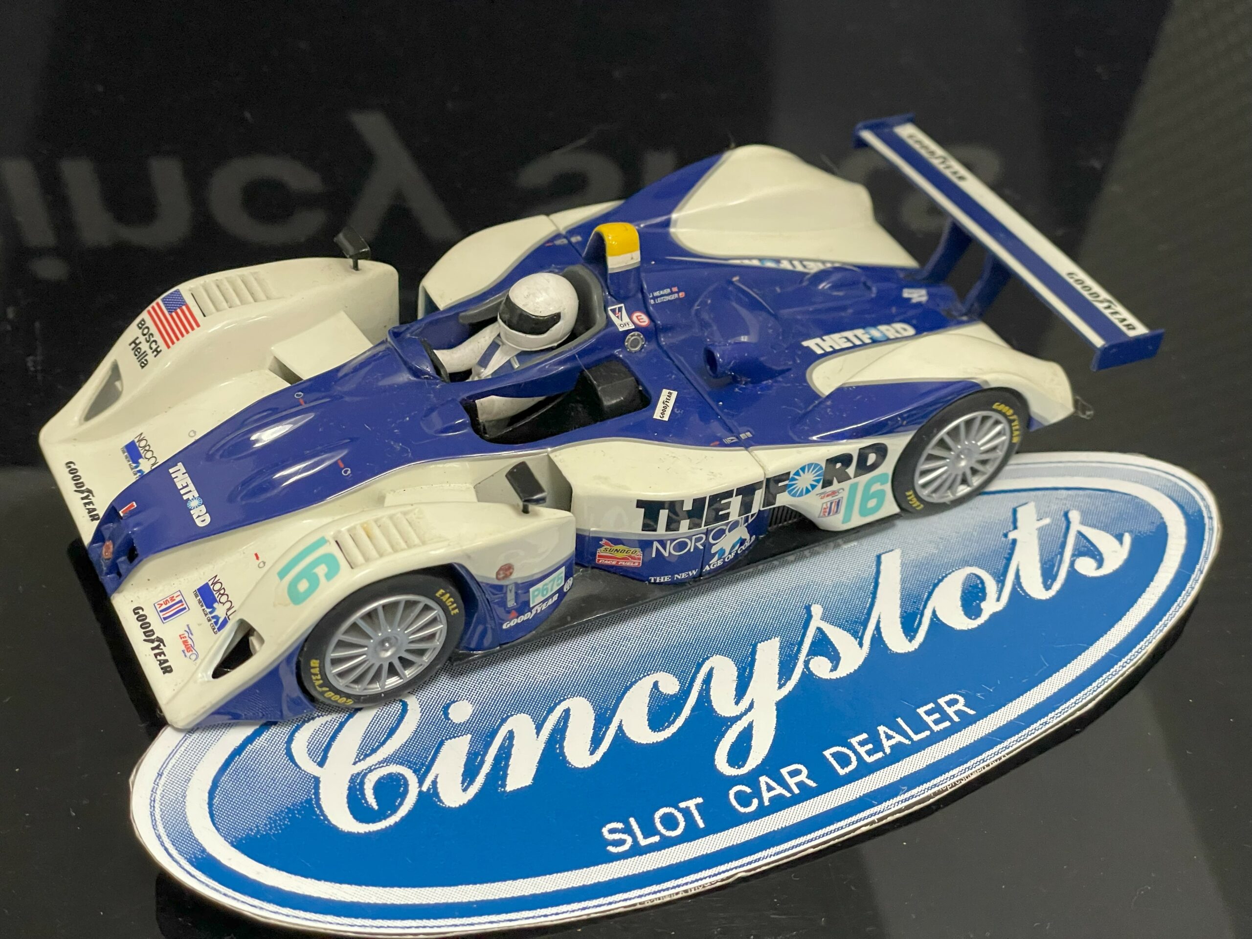 Scalextric C2483 MG Lola 1/32 Slot Car. Used