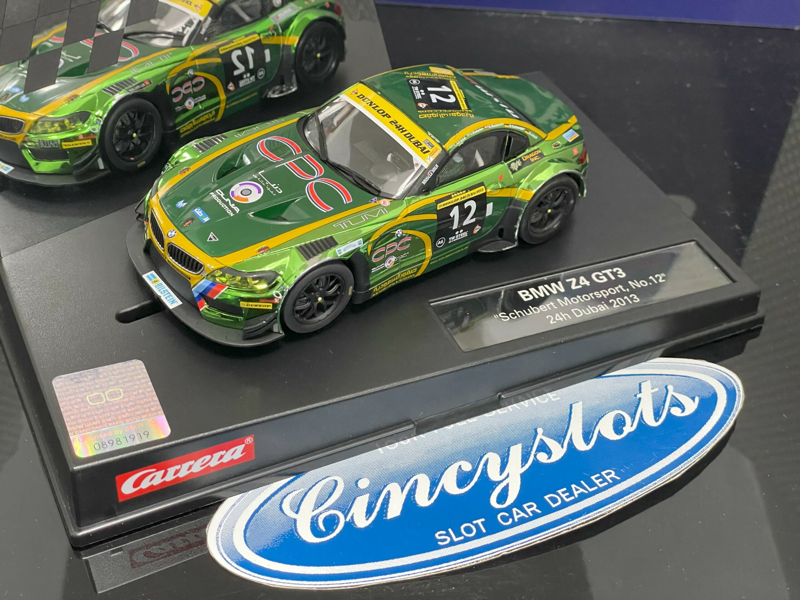 Carrera Evolution 27468 BMW Z4 GT3 Schubert 1/32 Slot Car. Used No Wing.