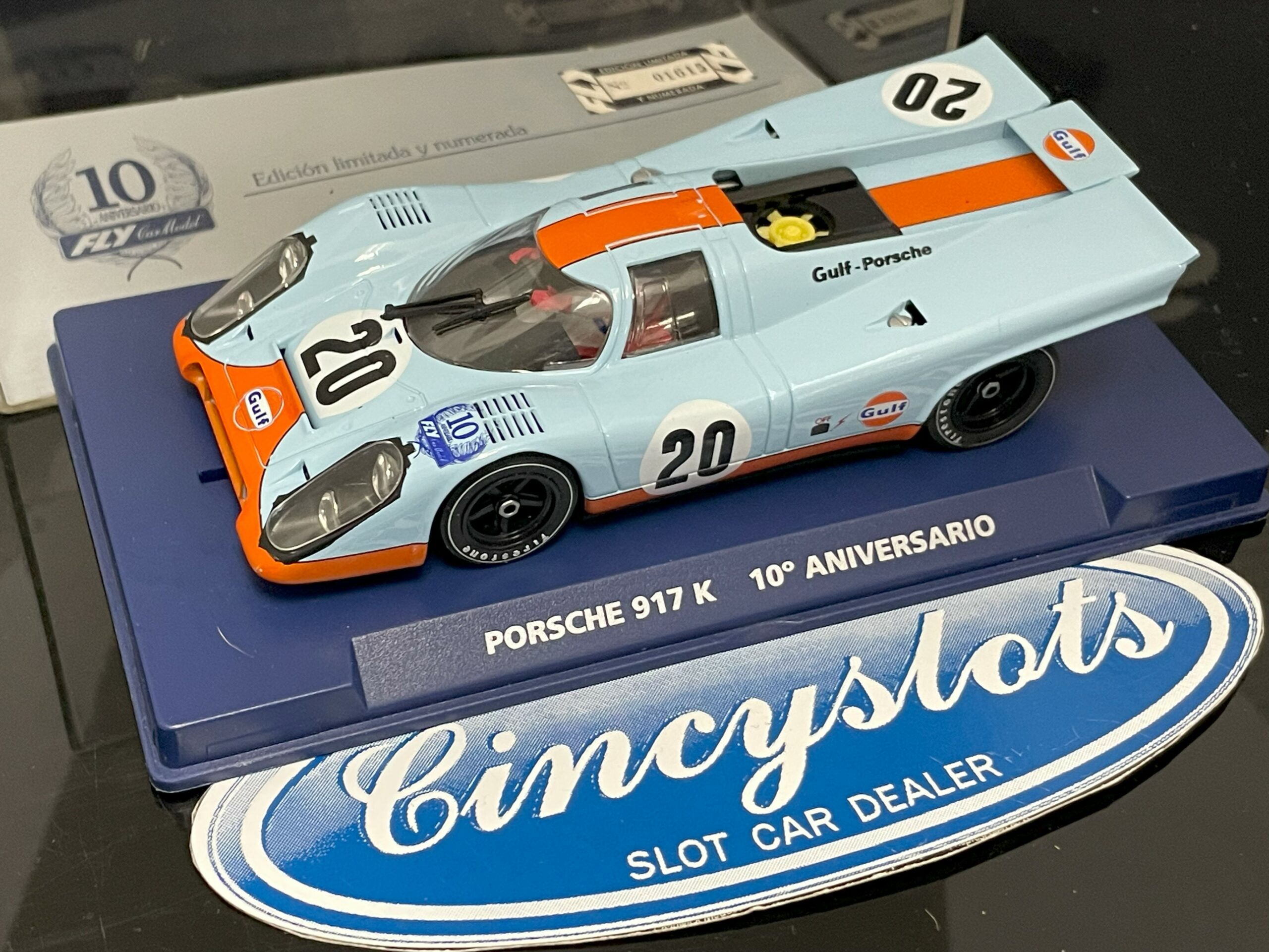 FLY Porsche 917K Gulf 96086 A2005, Lightly Used.