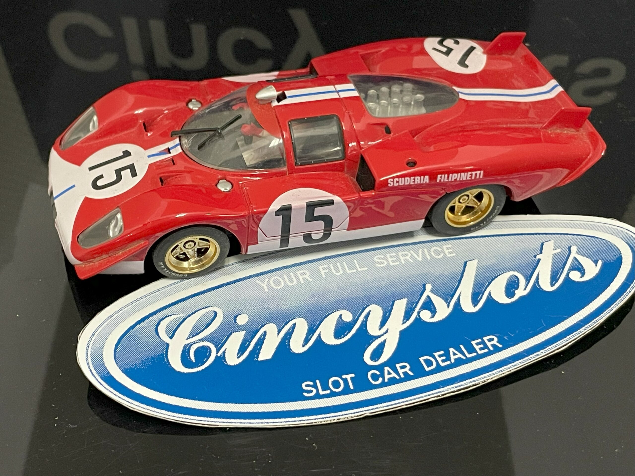 FLY Ferrari 512S #15 1/32 Slot Car. Used.