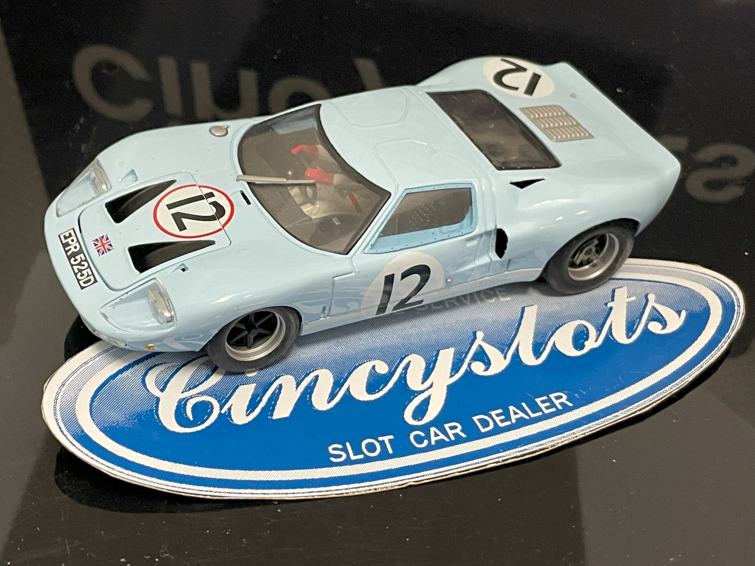 FLY Ford GT40 #12 1/32 Slot Car. Lightly Used.