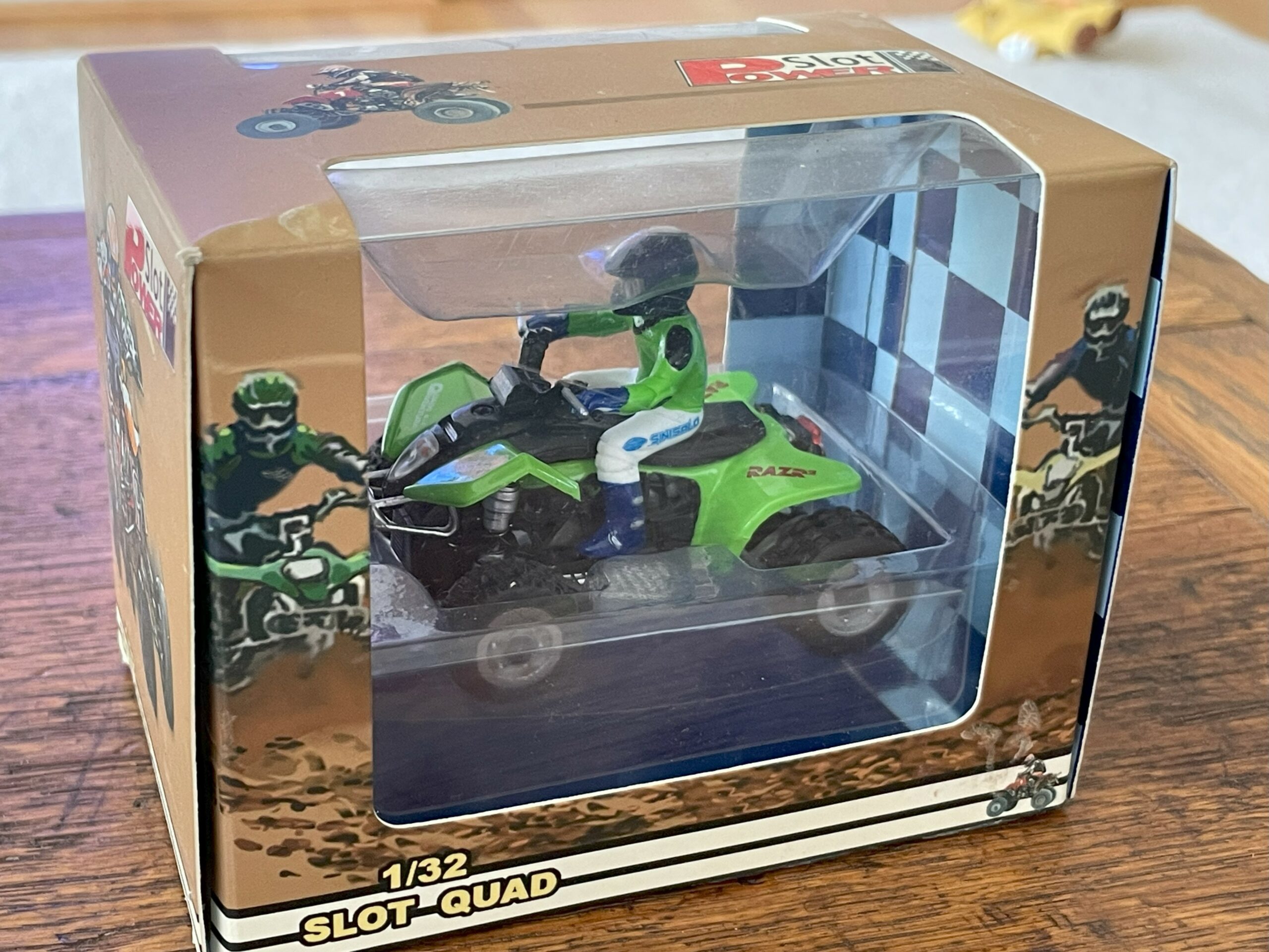 Power Slot 86990 Clean Quad 1/32 Slot Car. Lightly Used.