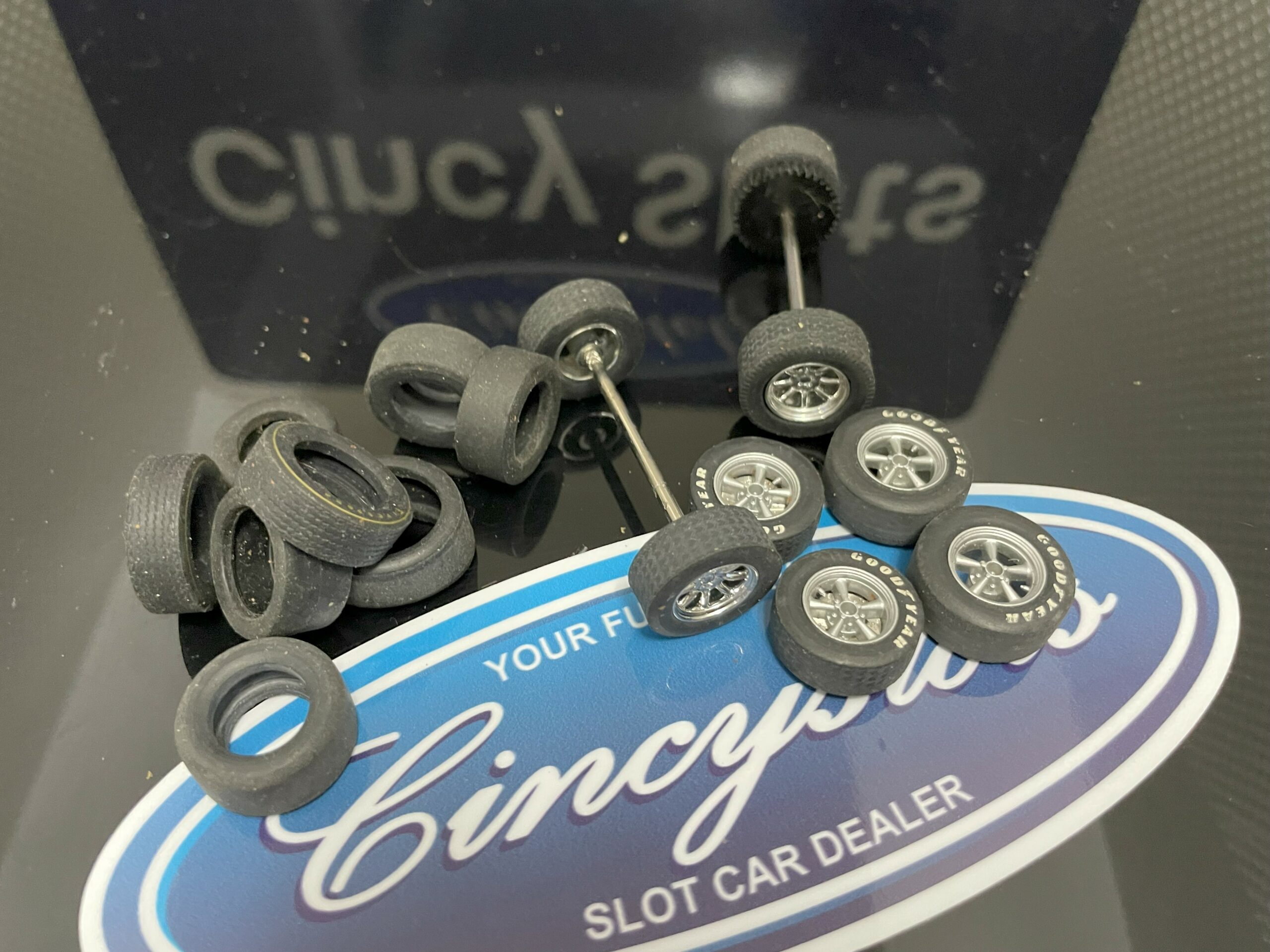 Scalextric Trans Am Wheels and Tires Used.