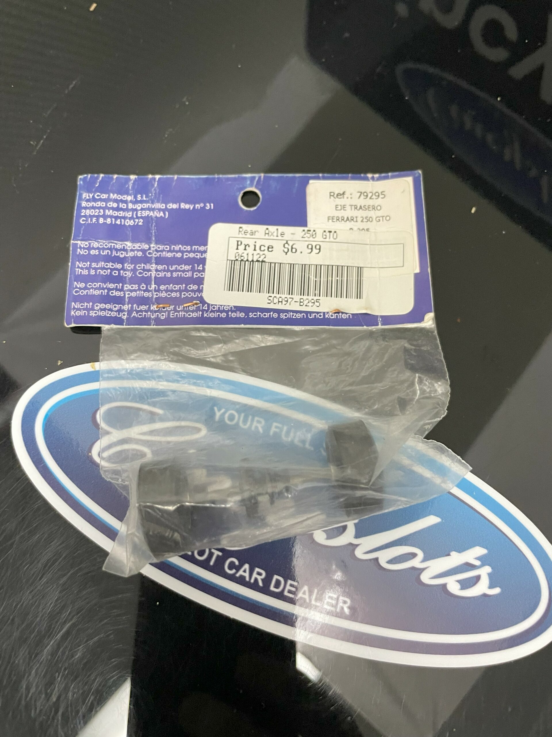 FLY 79295 B295 Ferrari 250 GTO Rear Axle.