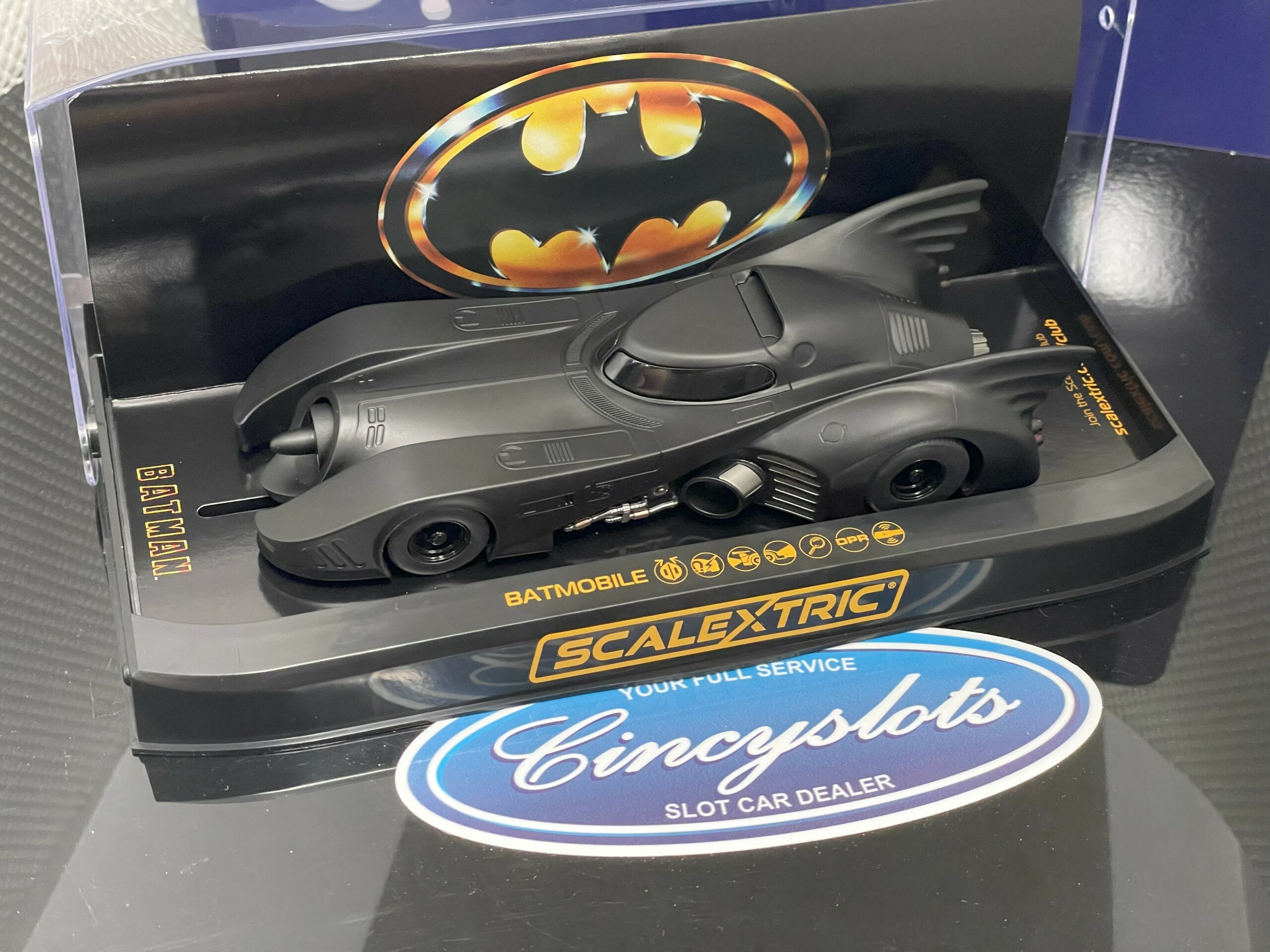 Scalextric C4492 1989 Batmobile 1/32 Slot Car.