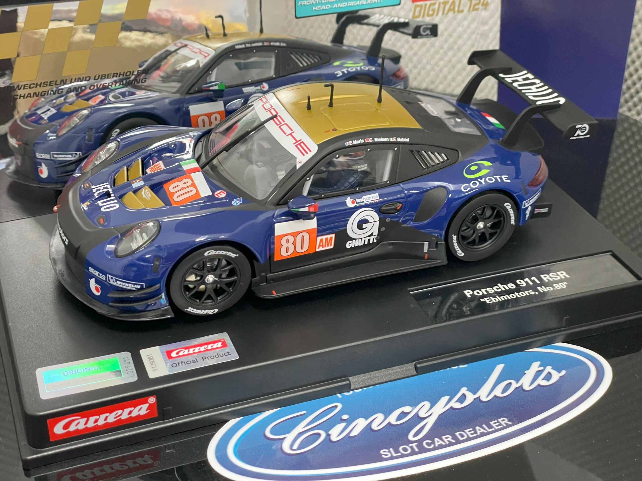 Carrera D124 23971 Porsche 911 RSR 1/24 Slot Car.