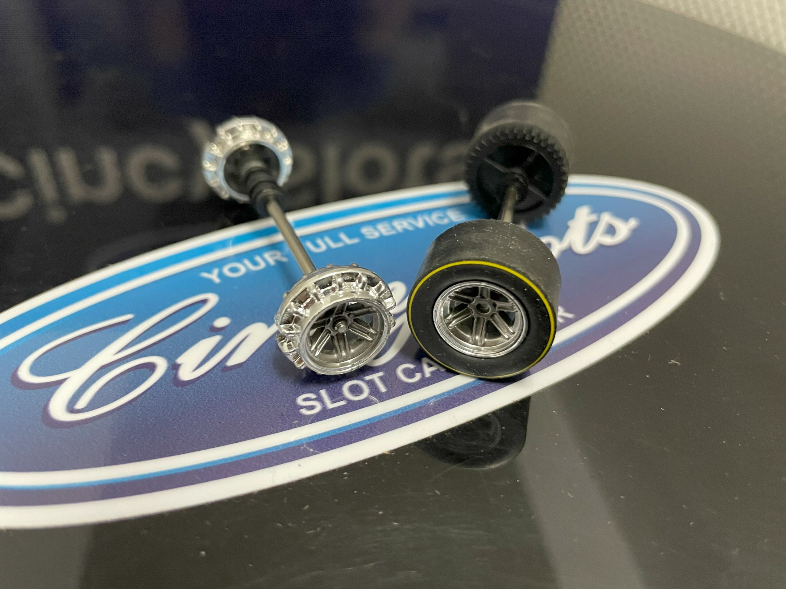 Monogram Lola T-70 Axle Set. New Takeoff