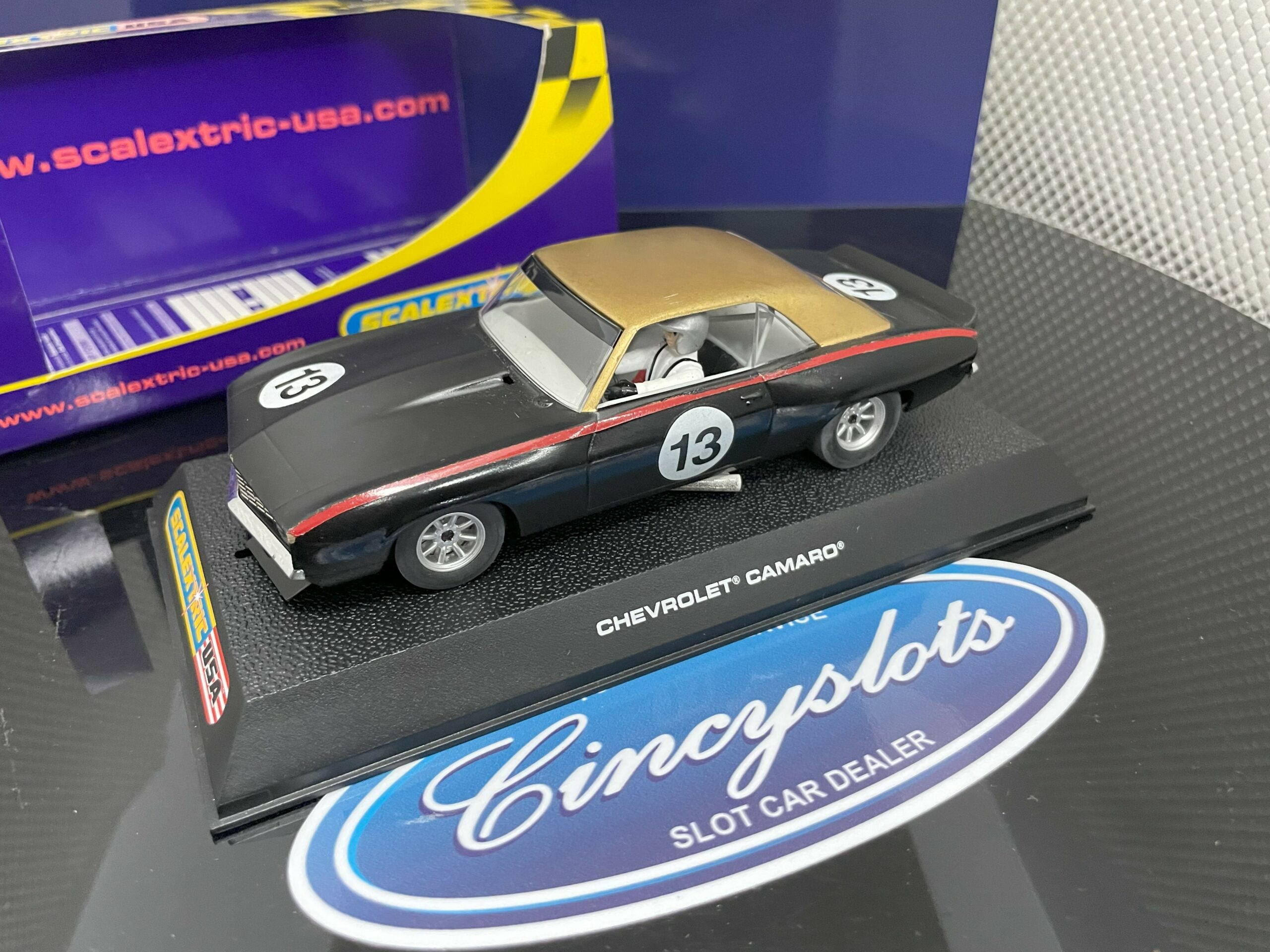 Scalextric C2451 Custom Smokey Camaro 1/32 Slot Car.