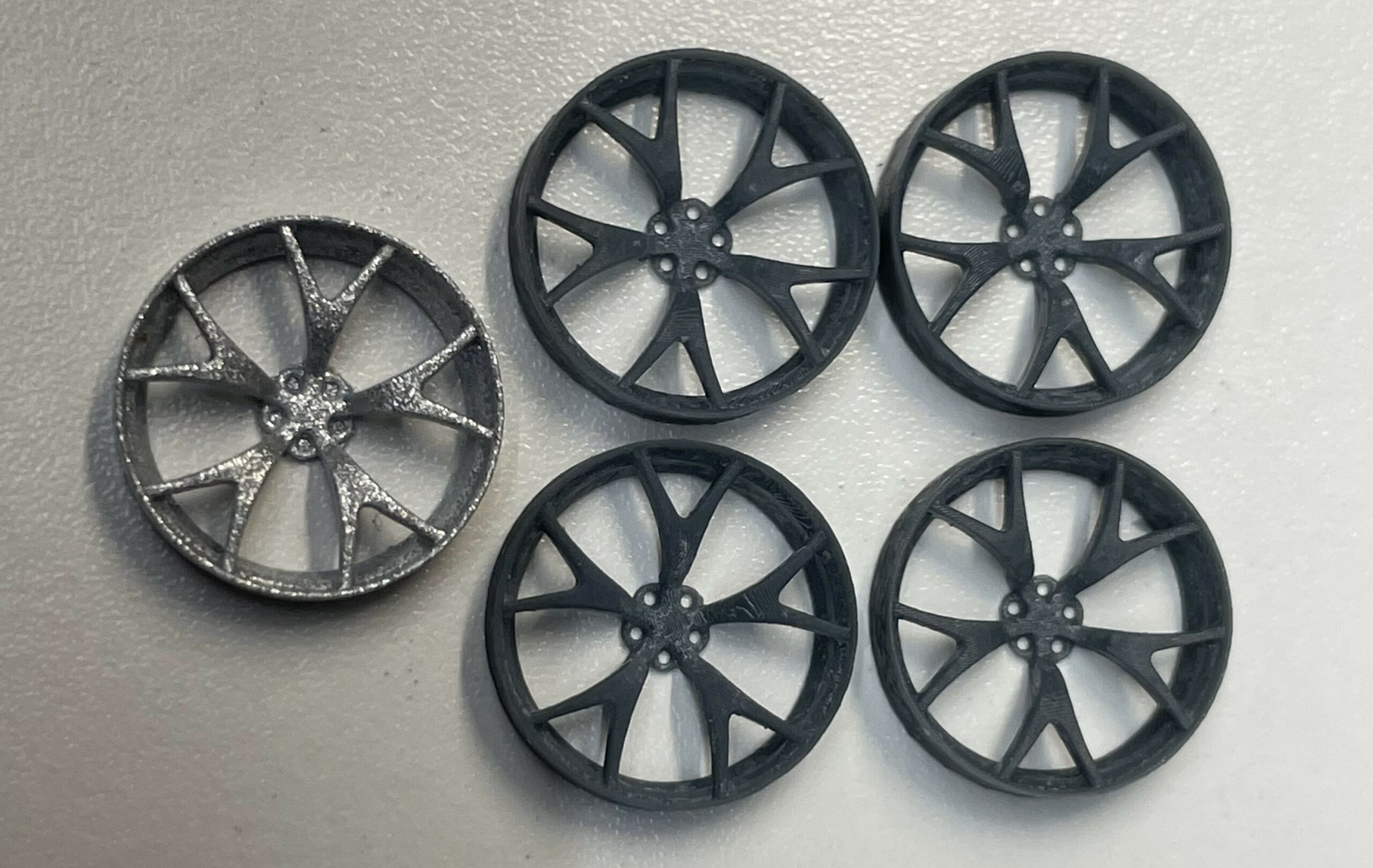 #8 Cincyslots Deer Antler Resin Insert for 15mm Wheels. 4pcs