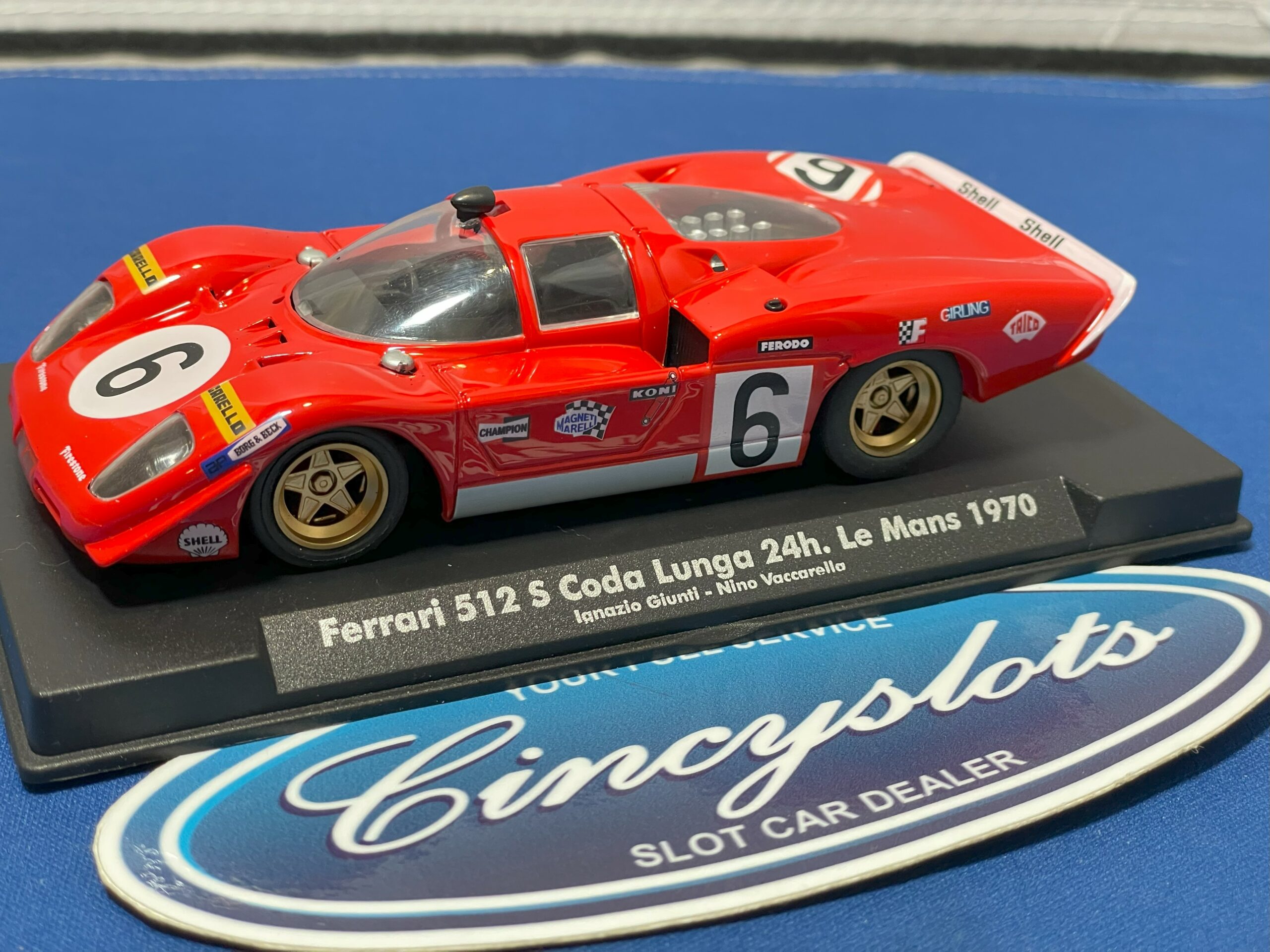 Fly 707101 Ferrari 512s Coda Lunga Lightly Used.