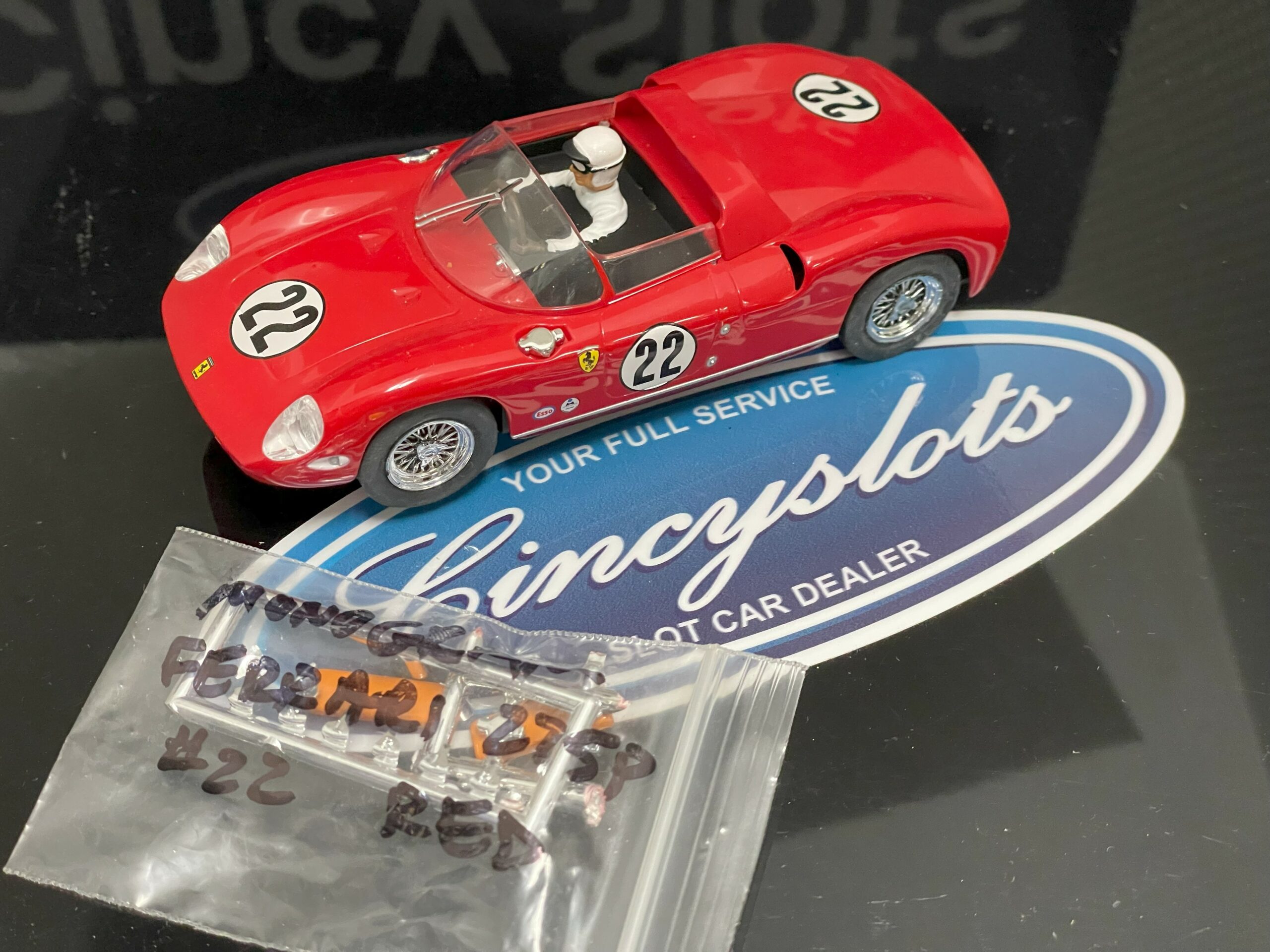 Monogram 4896 Ferrari 275P 1/32 Slot Car, Lightly Used.
