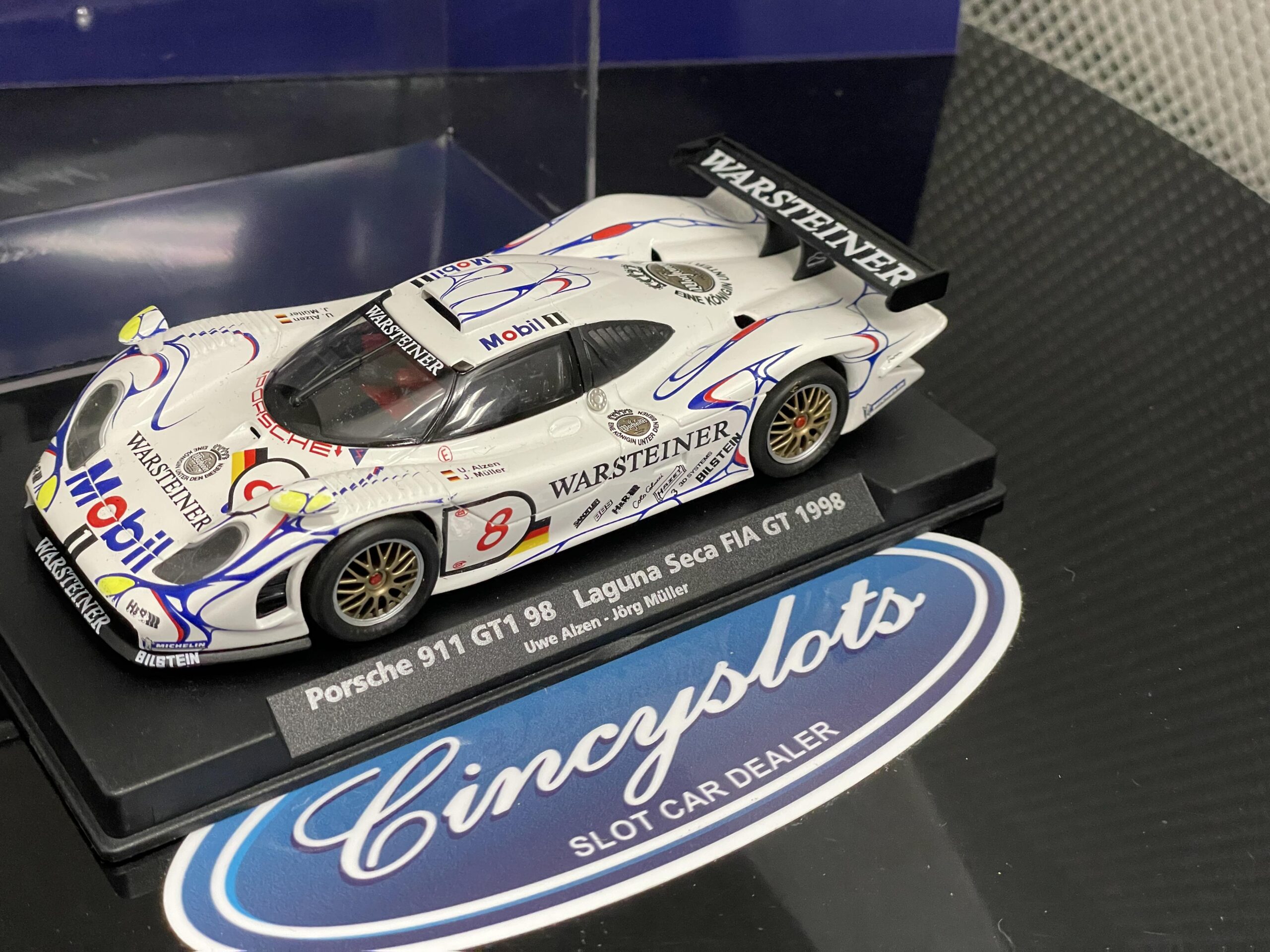 FLY 88120 A77 Porsche 911 GT1 Mobil, Lightly Used.
