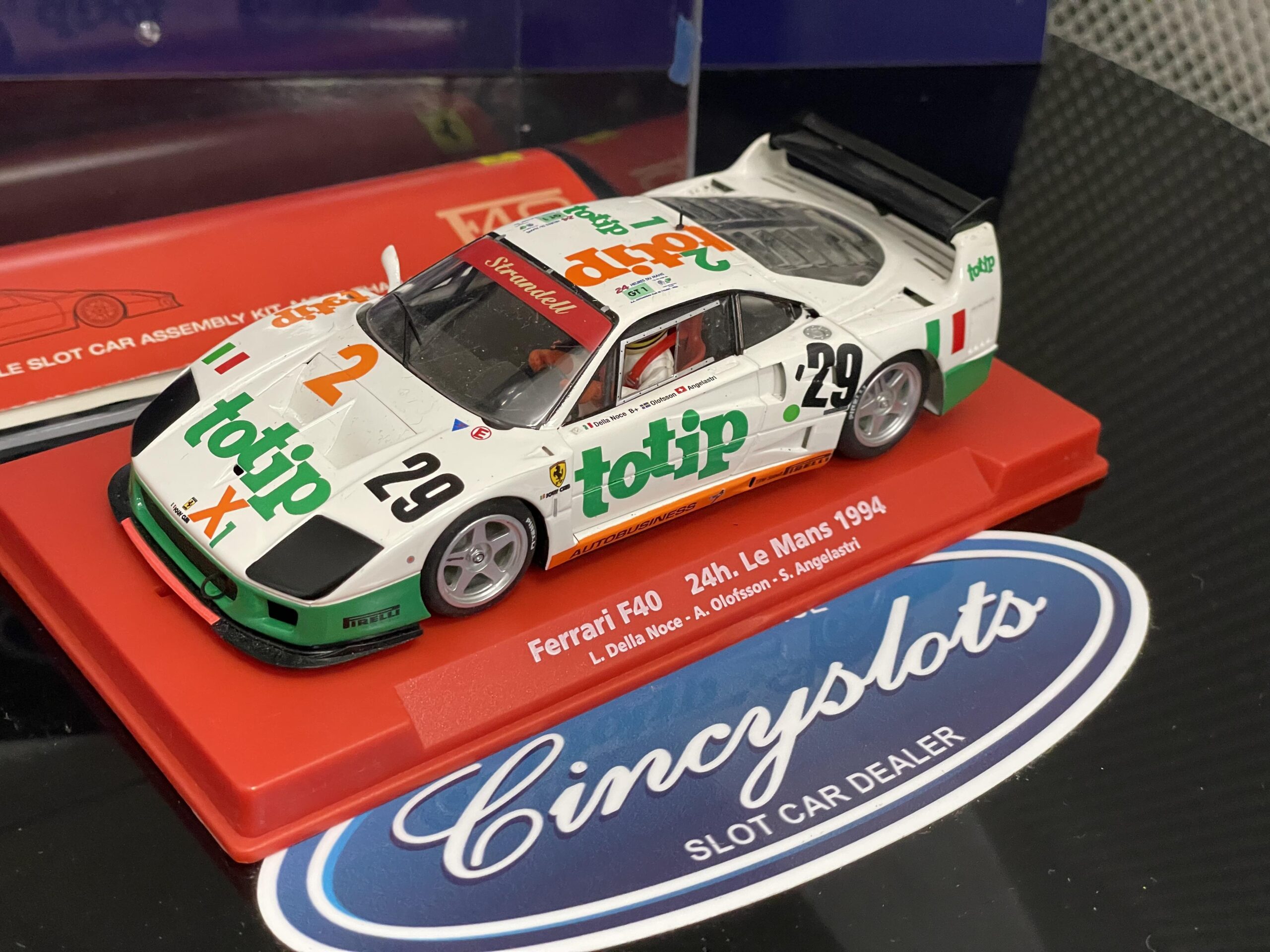 FLY Totip Ferrari F40 1/32 Slot Car. Lightly Used.