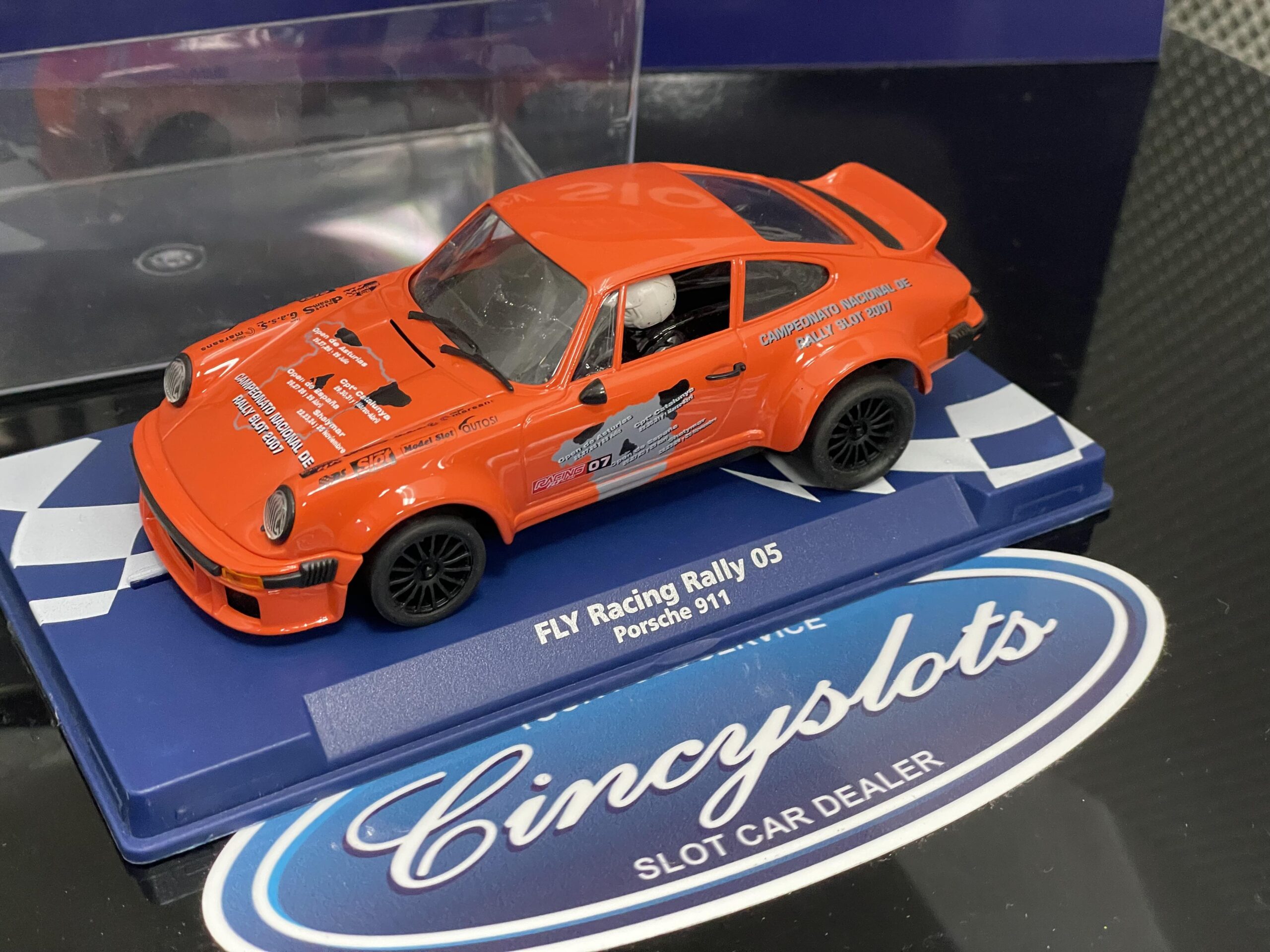 FLY Racing Porsche 911 Orange Campeonato, Used.