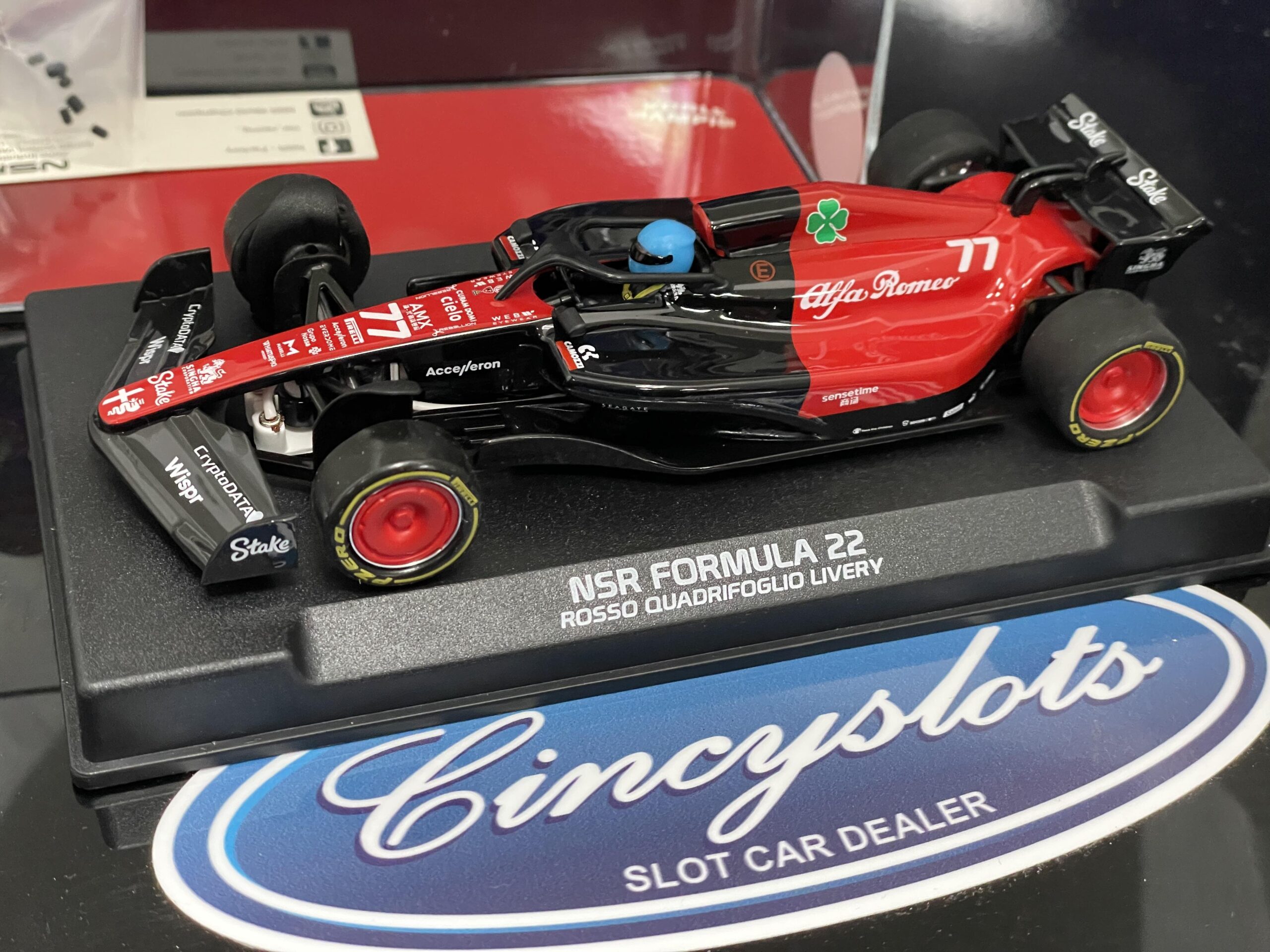 NSR 0434IL Formula 22 Rosso #77 1/32 Slot Car.