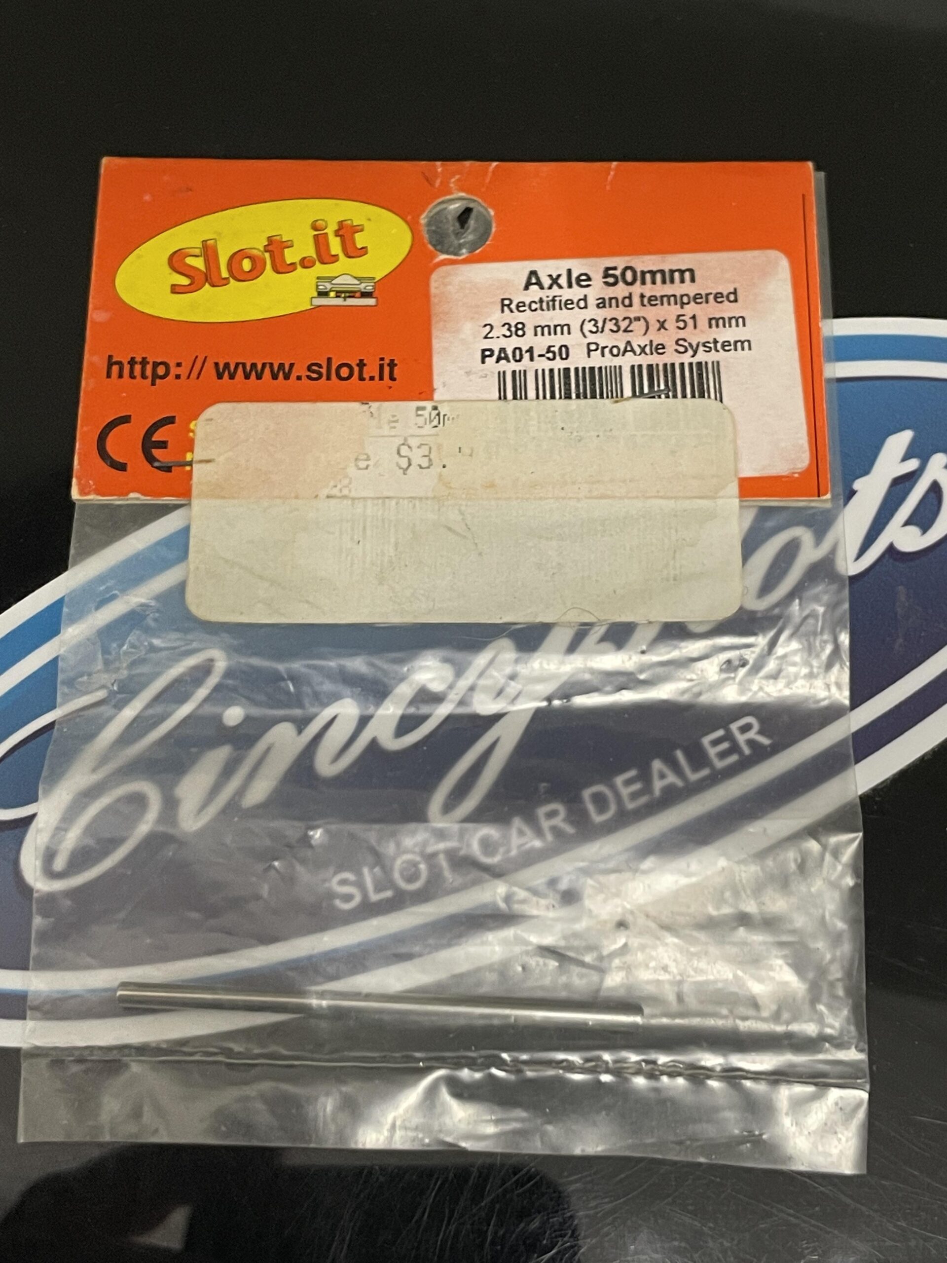 Slot.it PA01-50 3/32 Axle 50mm.