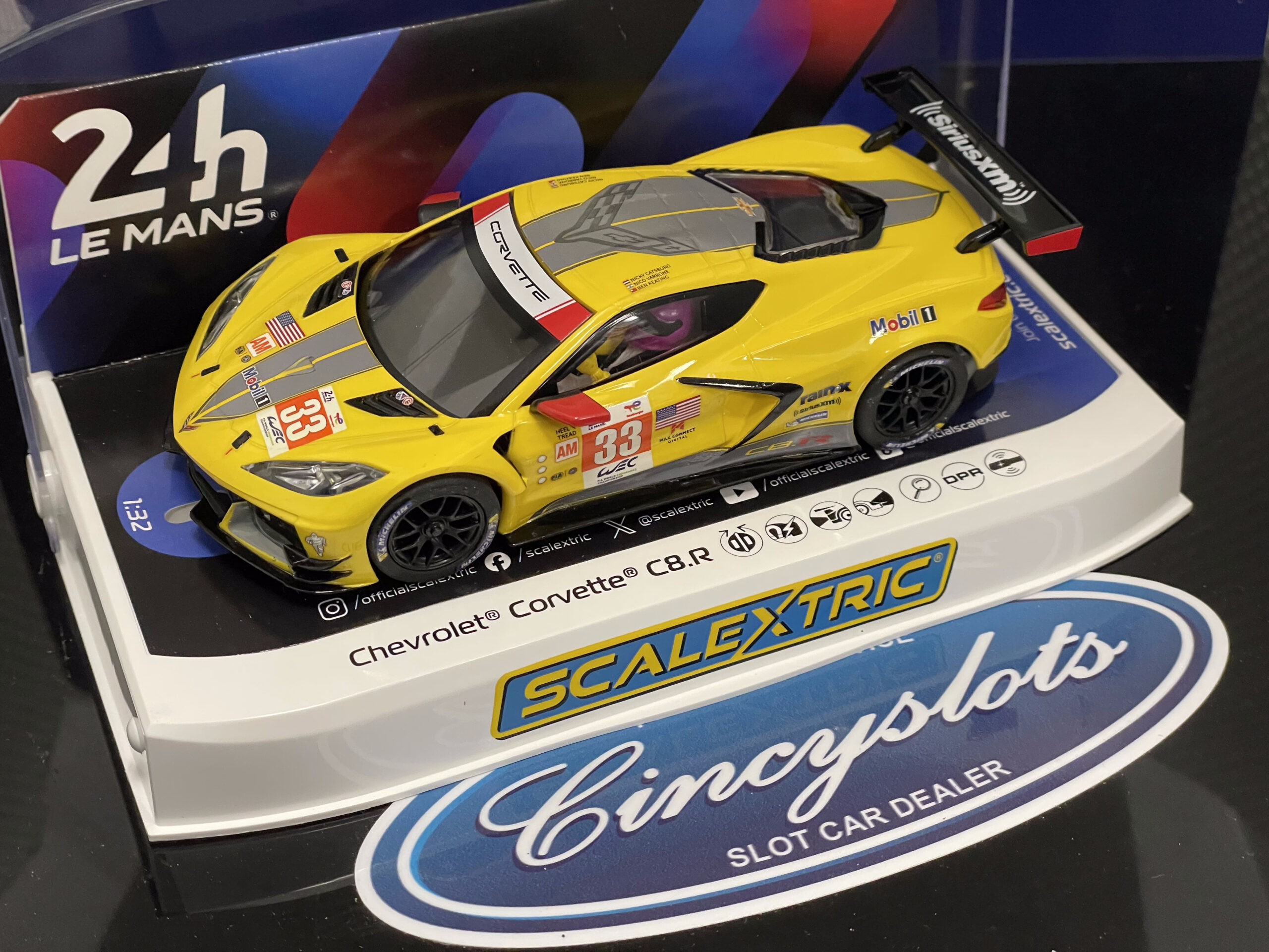Scalextric C4558 Corvette C8r LeMans Winner 2023 1/32 Slot Car.