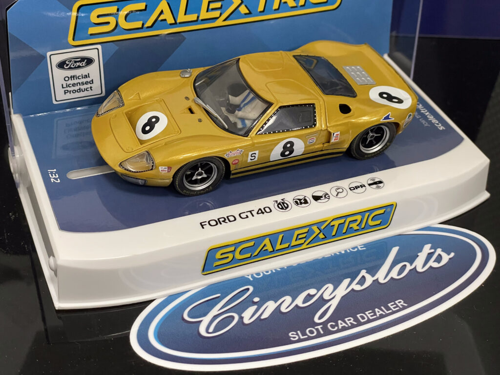 Scalextric C4495 Ford GT40 1/32 Slot Car.