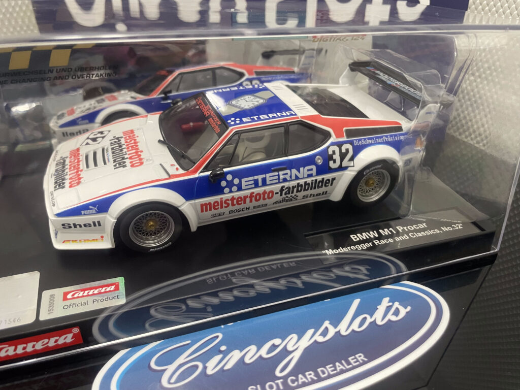 Carrera D124 23997 BMW M1 GT3 1/24 Slot Car.
