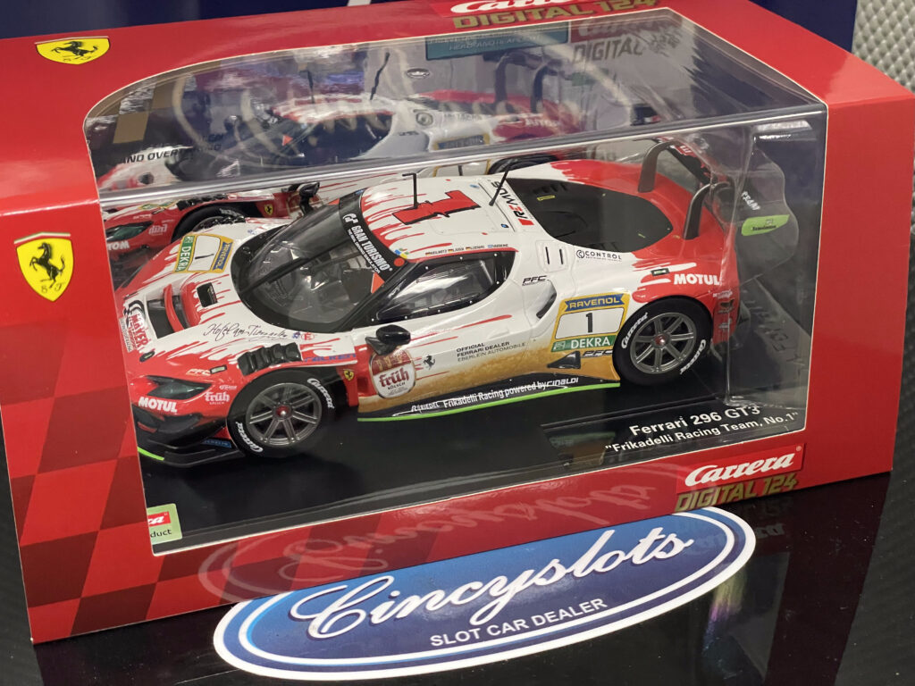Carrera D124 23988 Ferrari 296 GT3 1/24 Slot Car